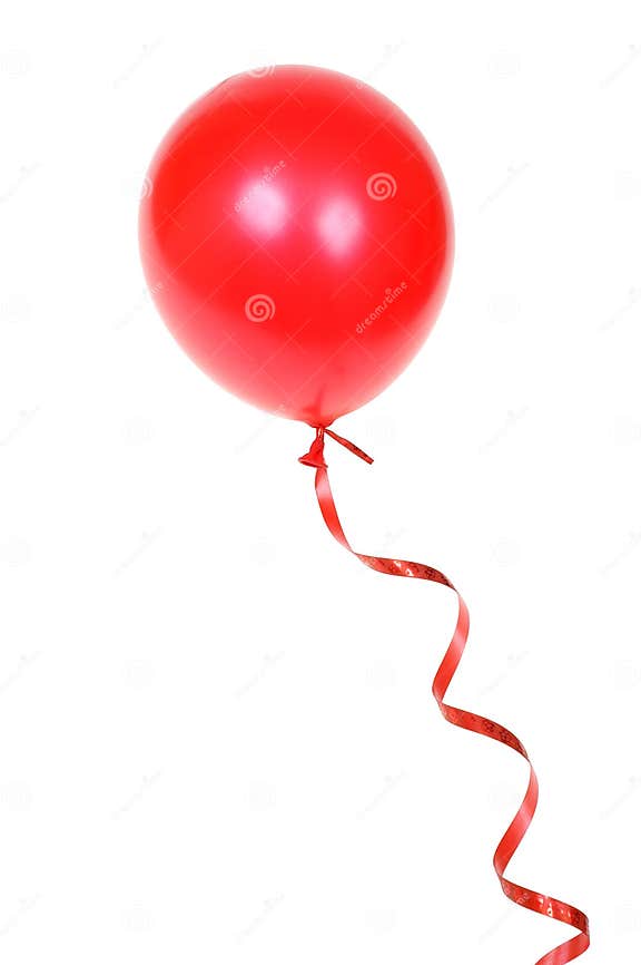 Red balloon stock image. Image of party, celebrate, balloons - 3957067