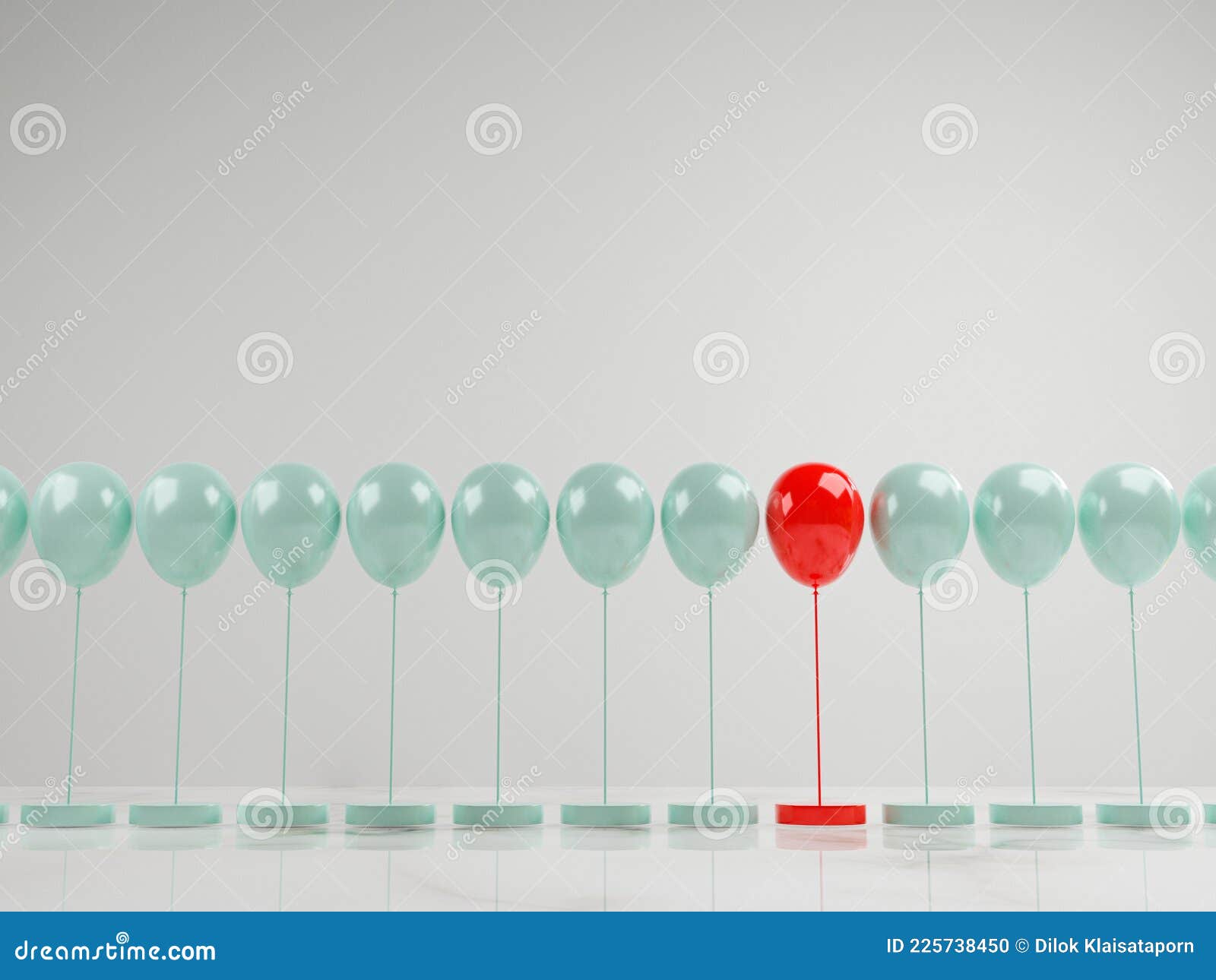 Red Balloon among Blue Balloons Blue Balloons , Performance Outstanding ...