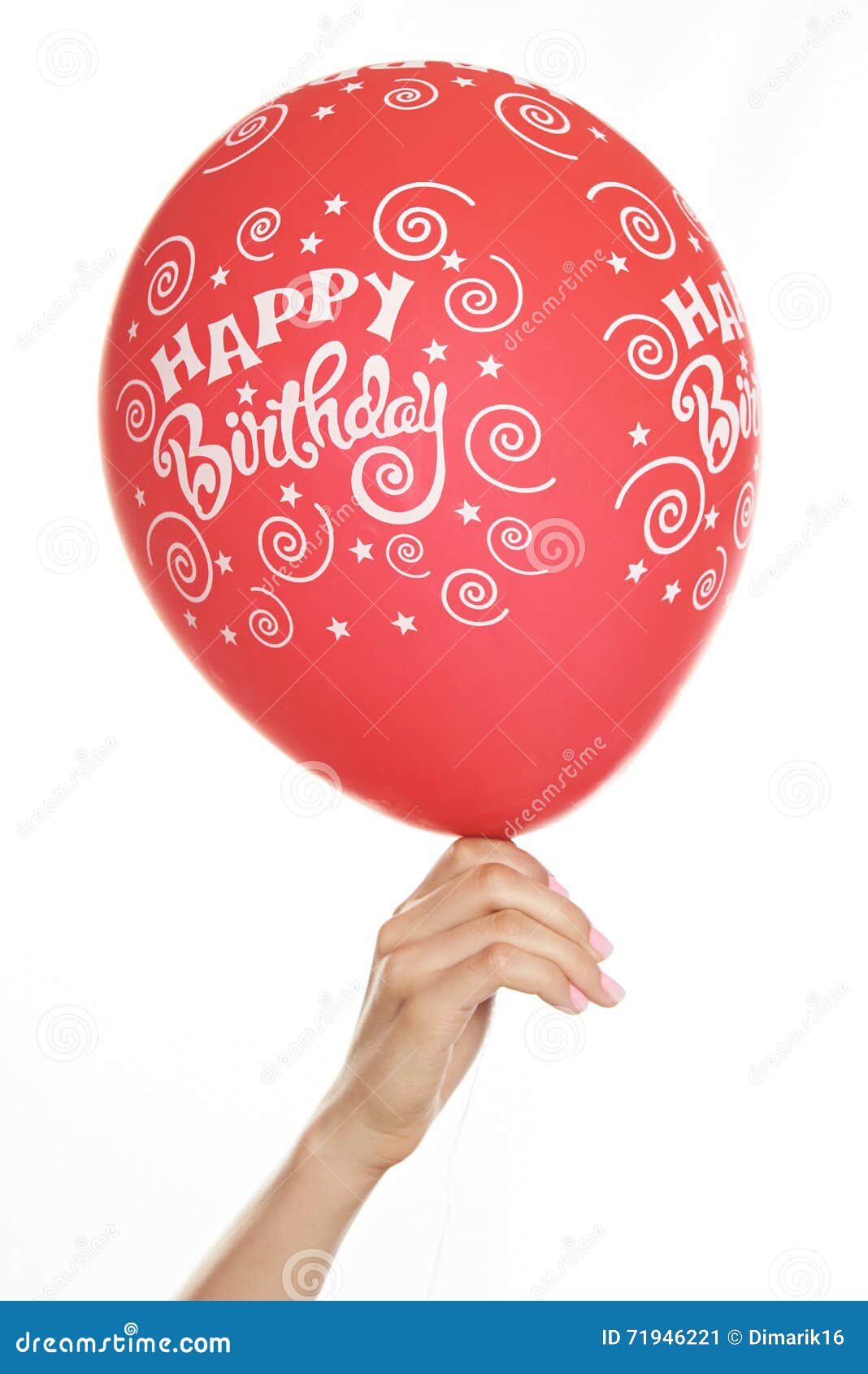Red balloon in hand stock image. Image of play, color - 71946221