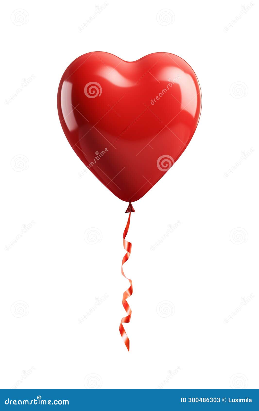 Red balloon heart stock illustration. Illustration of sale - 300486303