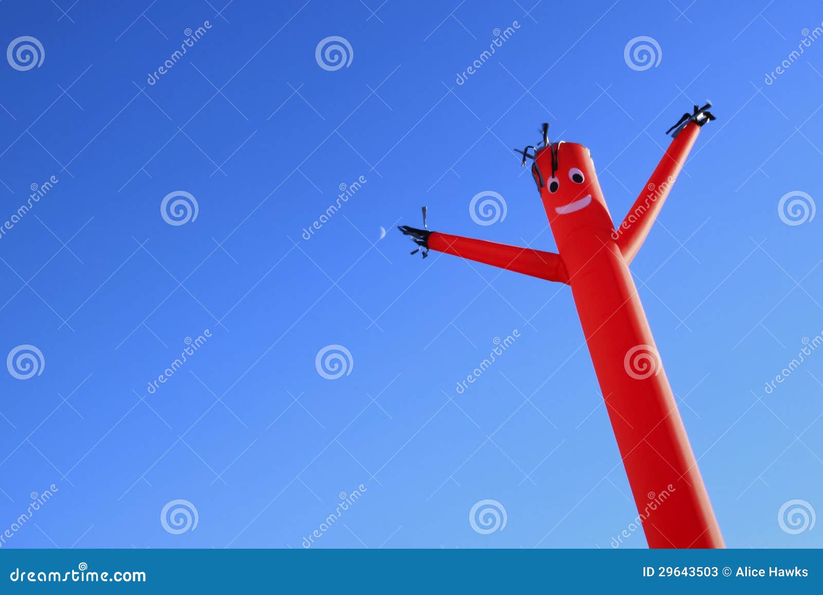 Red Balloon Man and Moon stock image. Image of black - 29643503