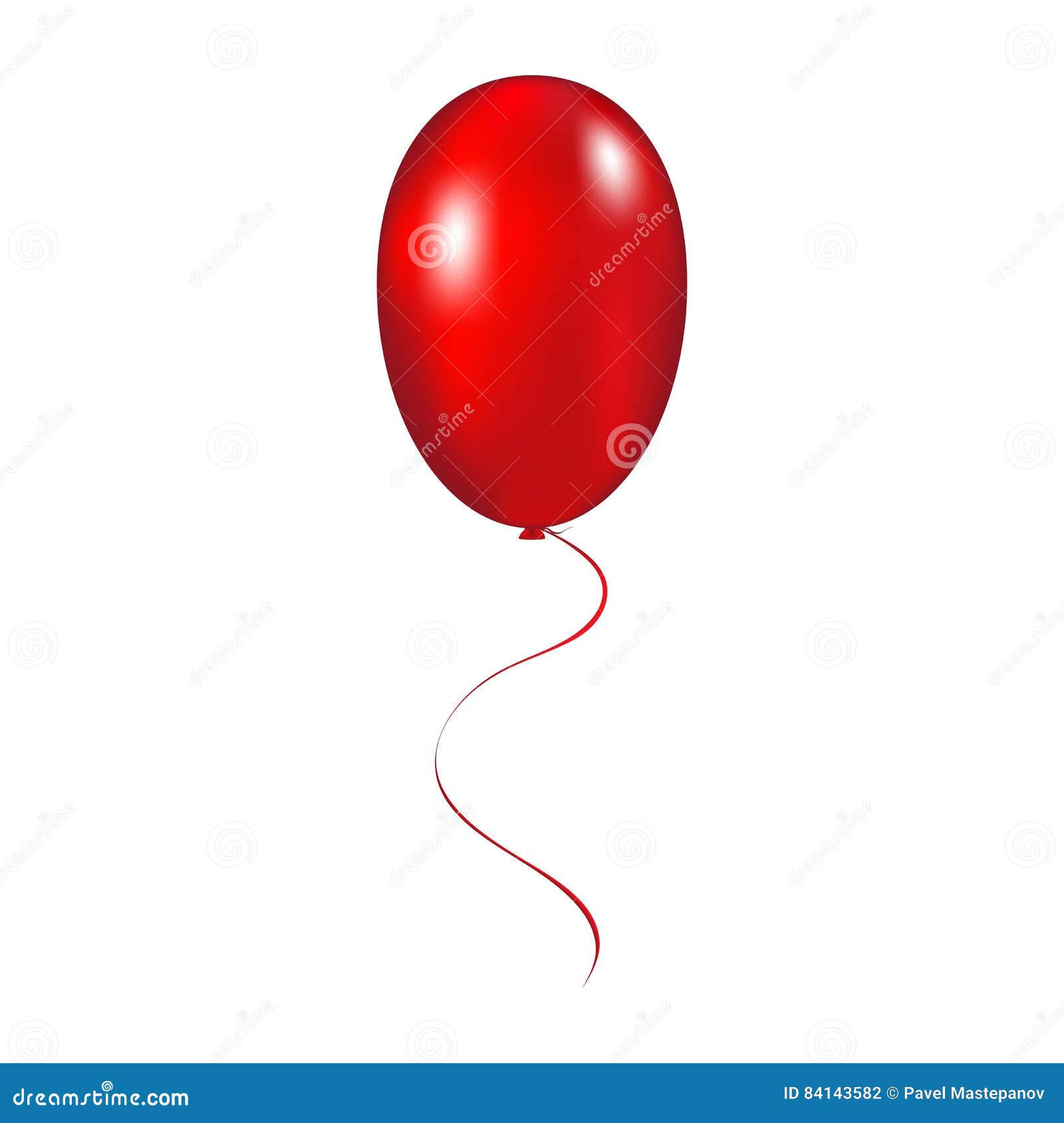 Red balloon vector stock vector. Illustration of balloons - 84143582
