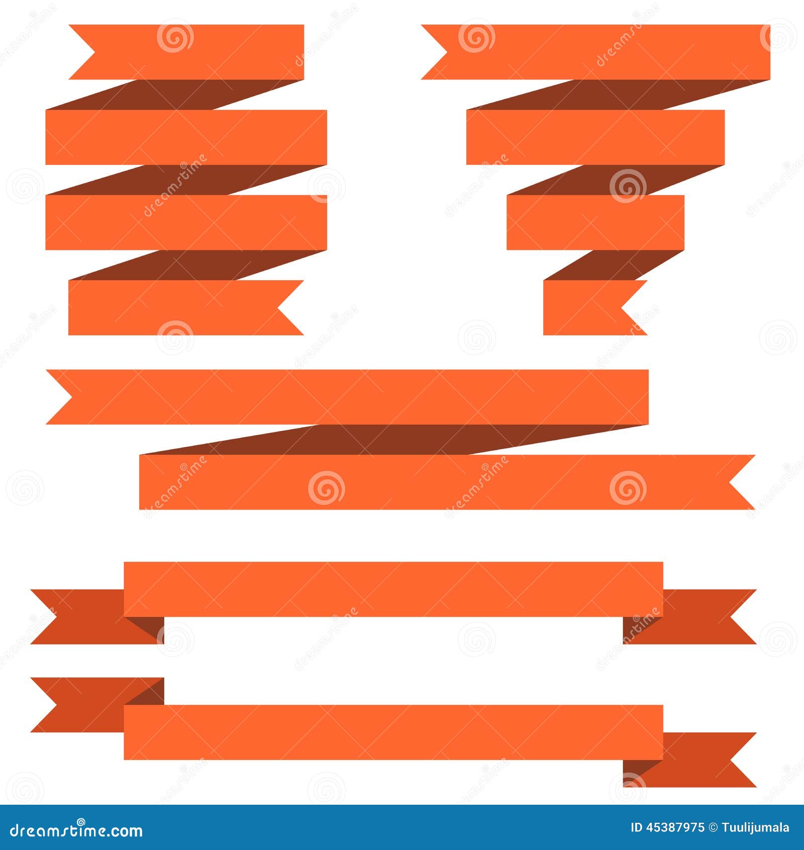 Red banner flat design stock vector. Illustration of quality - 45387975