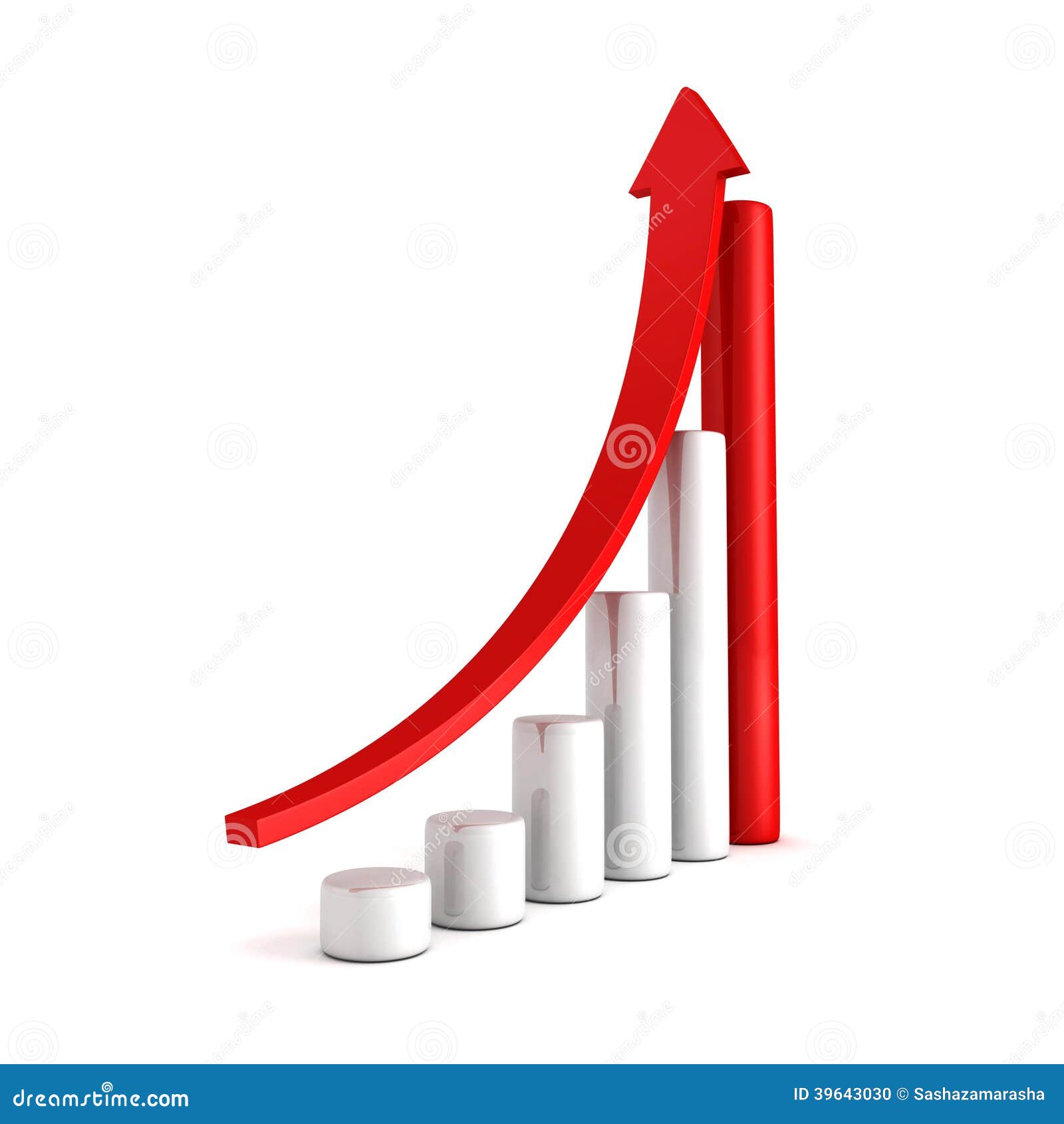 Red Bar Chart Business Growth with Rising Up Arrow Stock Illustration ... Red Bar Chart Business Growth with Rising Up Arrow Stock Illustration ...