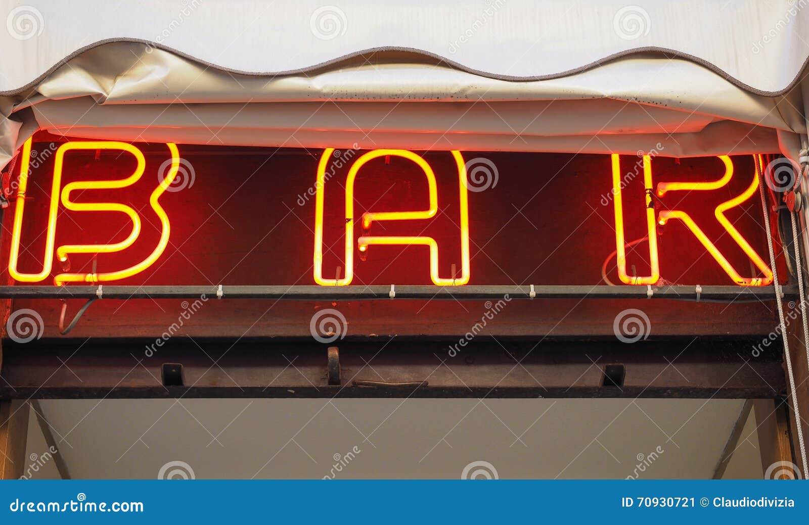 Red bar sign stock image. Image of front, sign, signage - 70930721