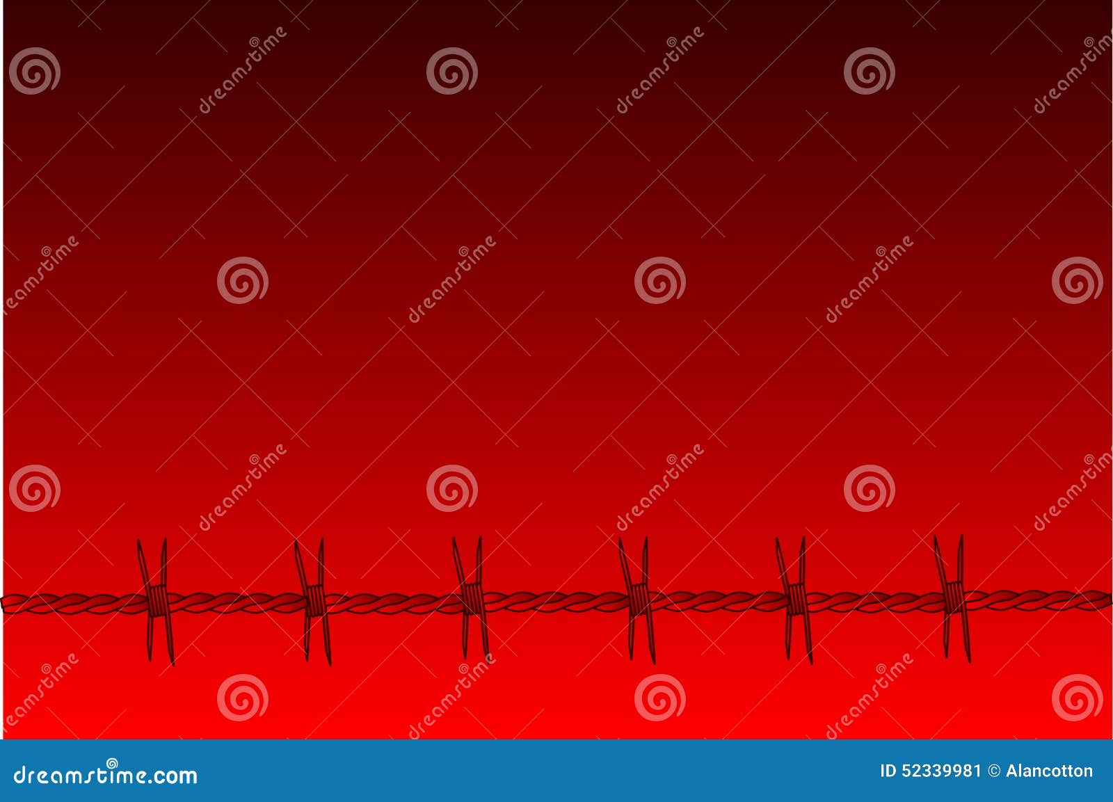 Red Barbed Wire Background stock illustration. Illustration of emotion ...