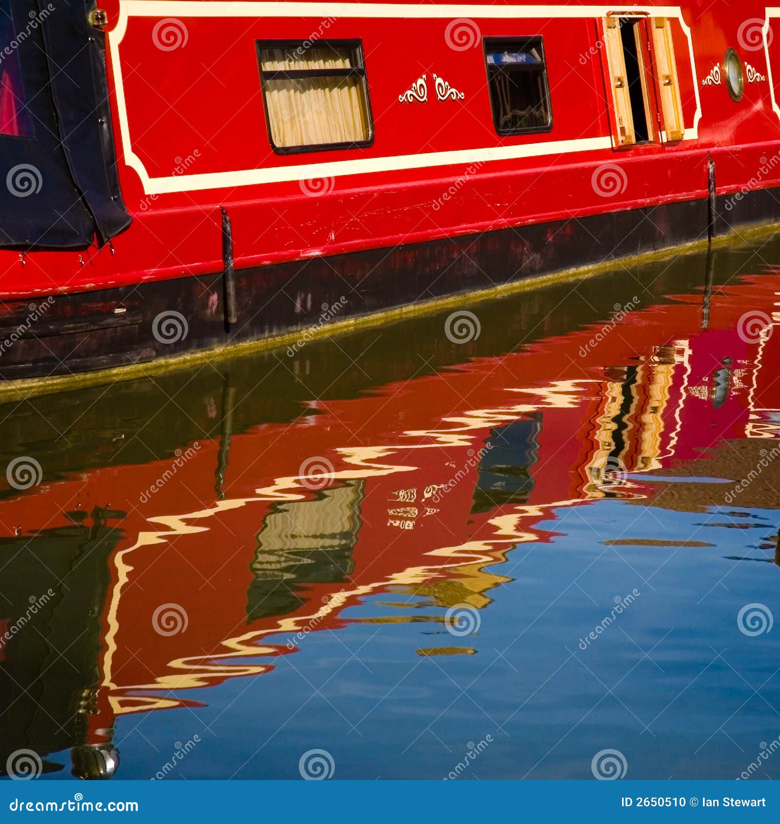 Red Barge Picture. Image: 2650510