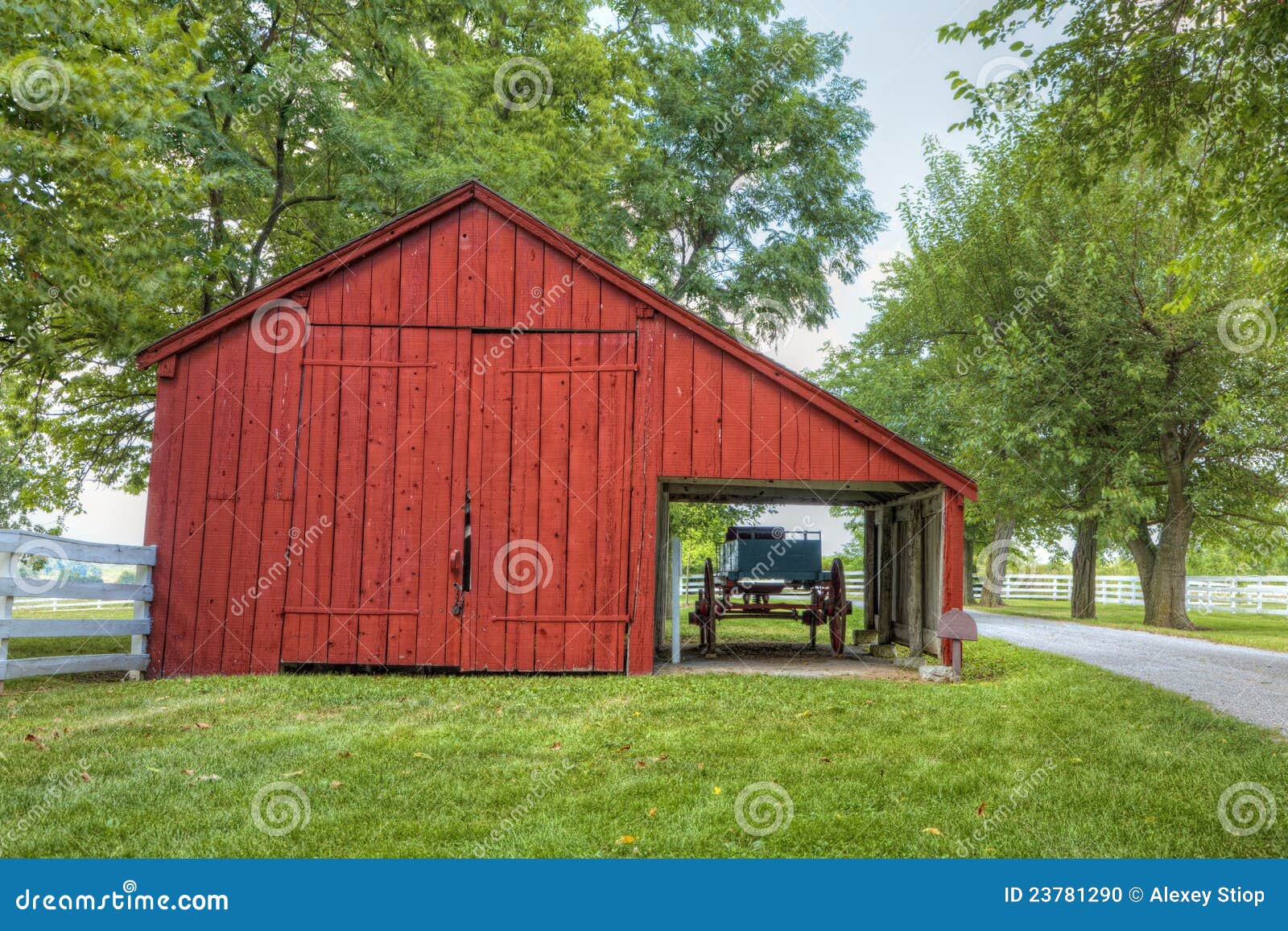 Red barn stock photo. Image of gravel, barn, building - 23781290