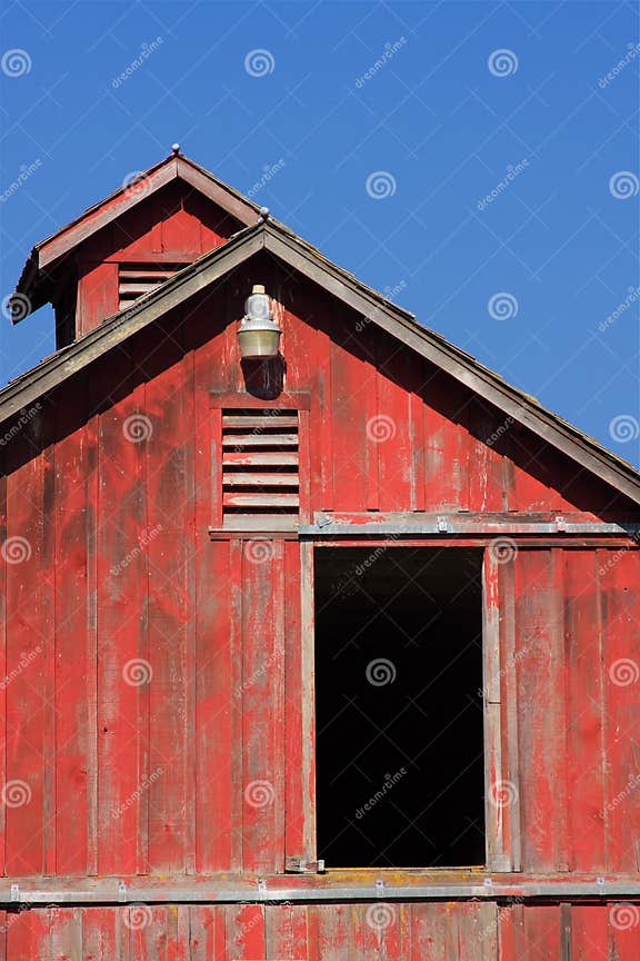 Red Barn with Blue Sky stock image. Image of rural, landscape - 6118029