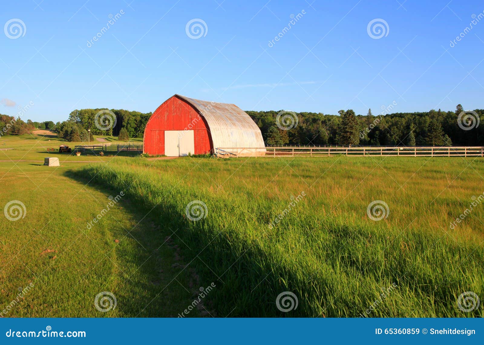 Red Barn stock image. Image of countryside, agriculture - 65360859