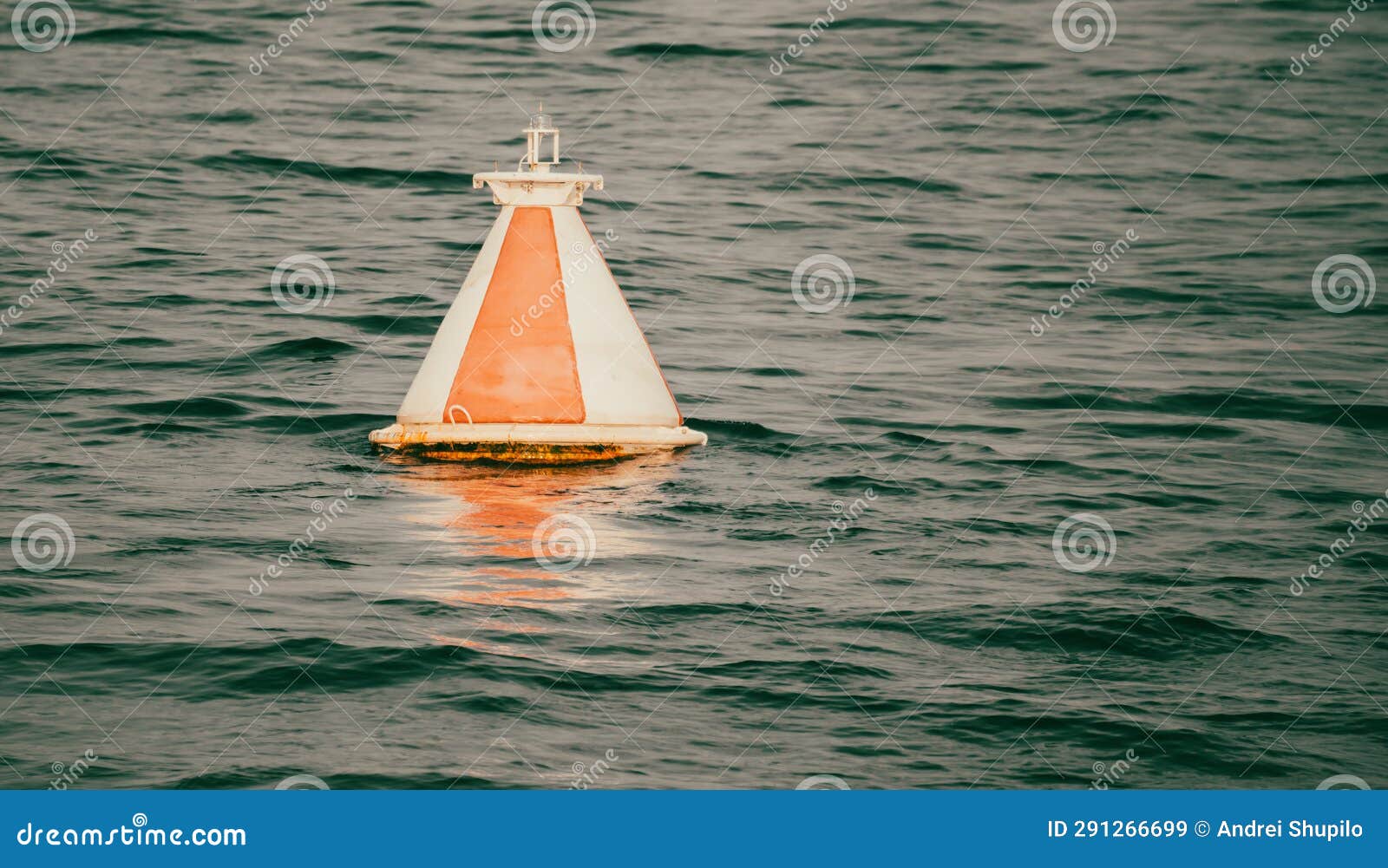 The Red Barrel Floats on the River Stock Image - Image of safety ...