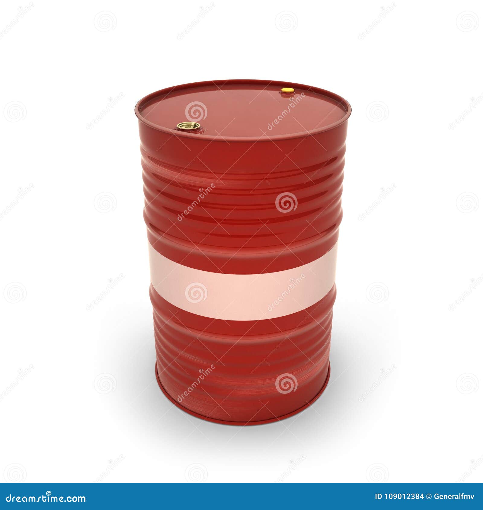 Red Barrels on a White Background Stock Illustration - Illustration of ...