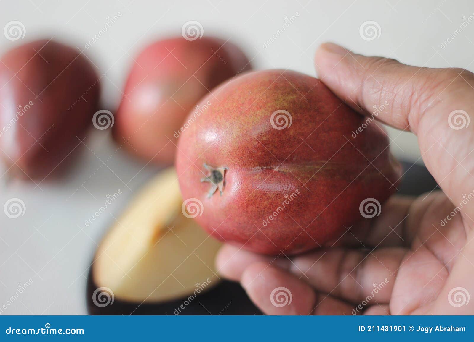The Red Bartlett Pear Carries a True Pyriform Pear Shape. a Rounded ...