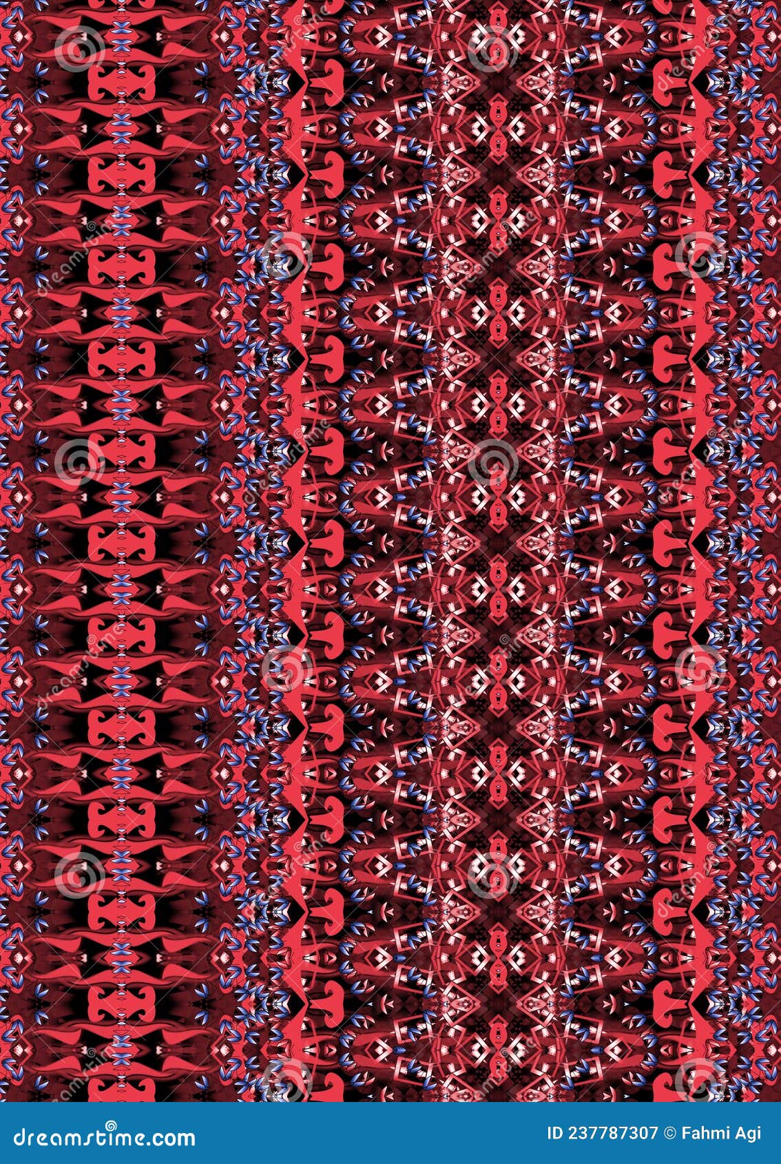 Red batik pattern culture stock illustration. Illustration of textile ...