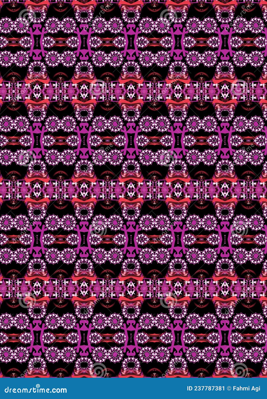 Red batik pattern culture stock illustration. Illustration of font ...