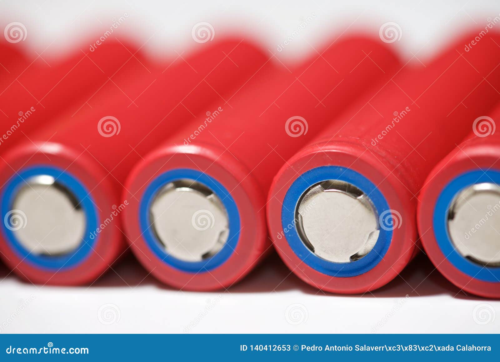 Red batteries view stock image. Image of duty, battery - 140412653