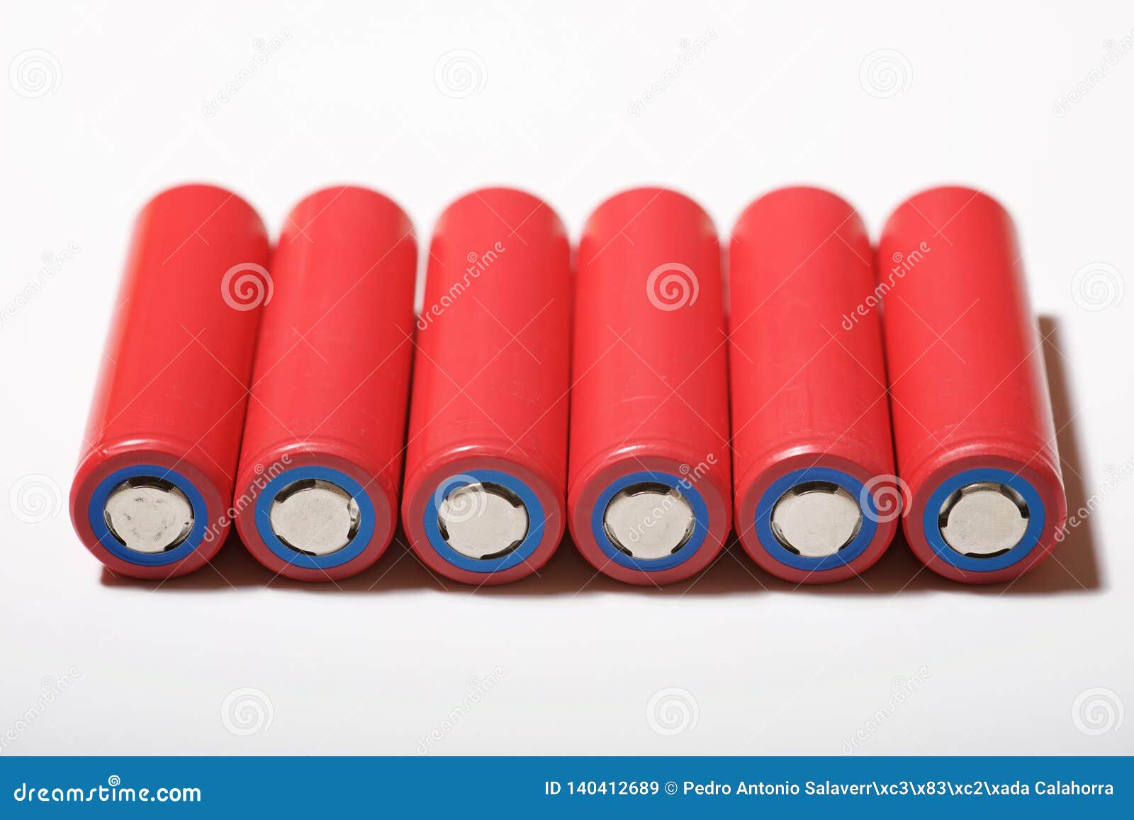Red batteries view stock image. Image of ecology, background - 140412689