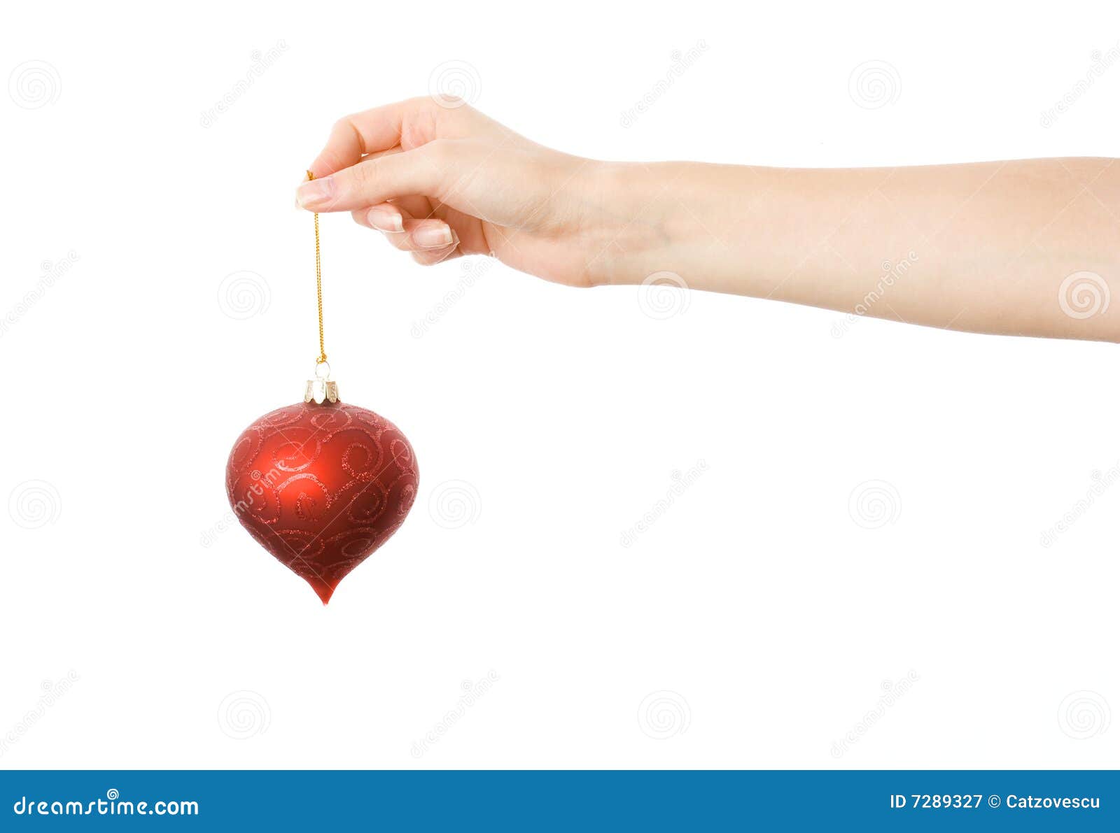 Red bauble stock image. Image of single, symbol, season - 7289327