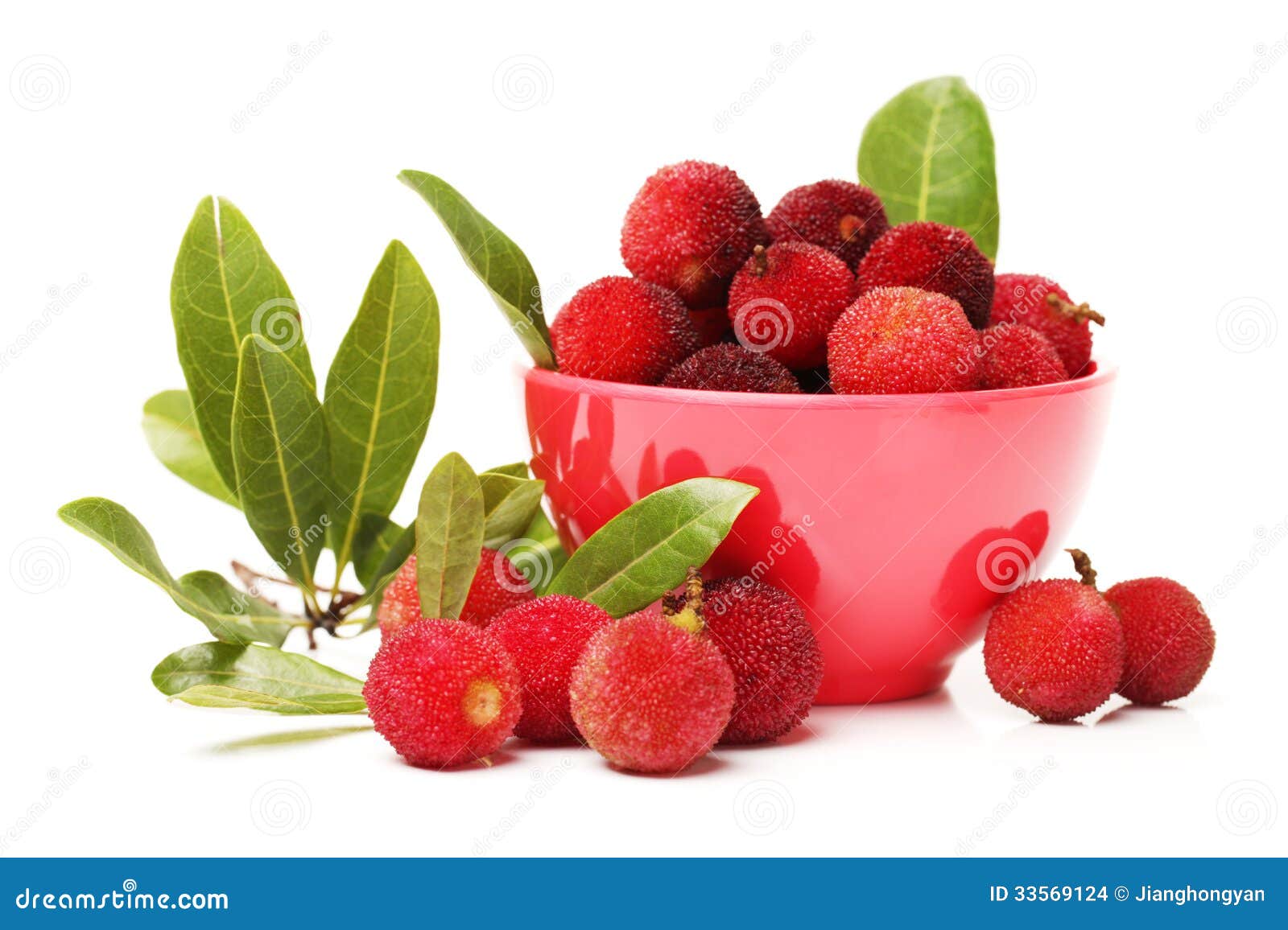 Red bayberry stock photo. Image of taste, white, healthy - 33569124