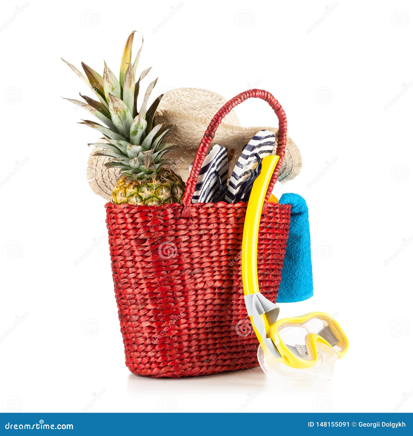 Red beach bag stock image. Image of light, ocean, handbag - 148155091