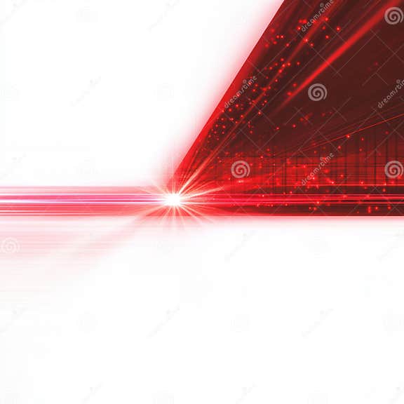 Red Beams with White Background. Abstract Effects Visible in Stock ...