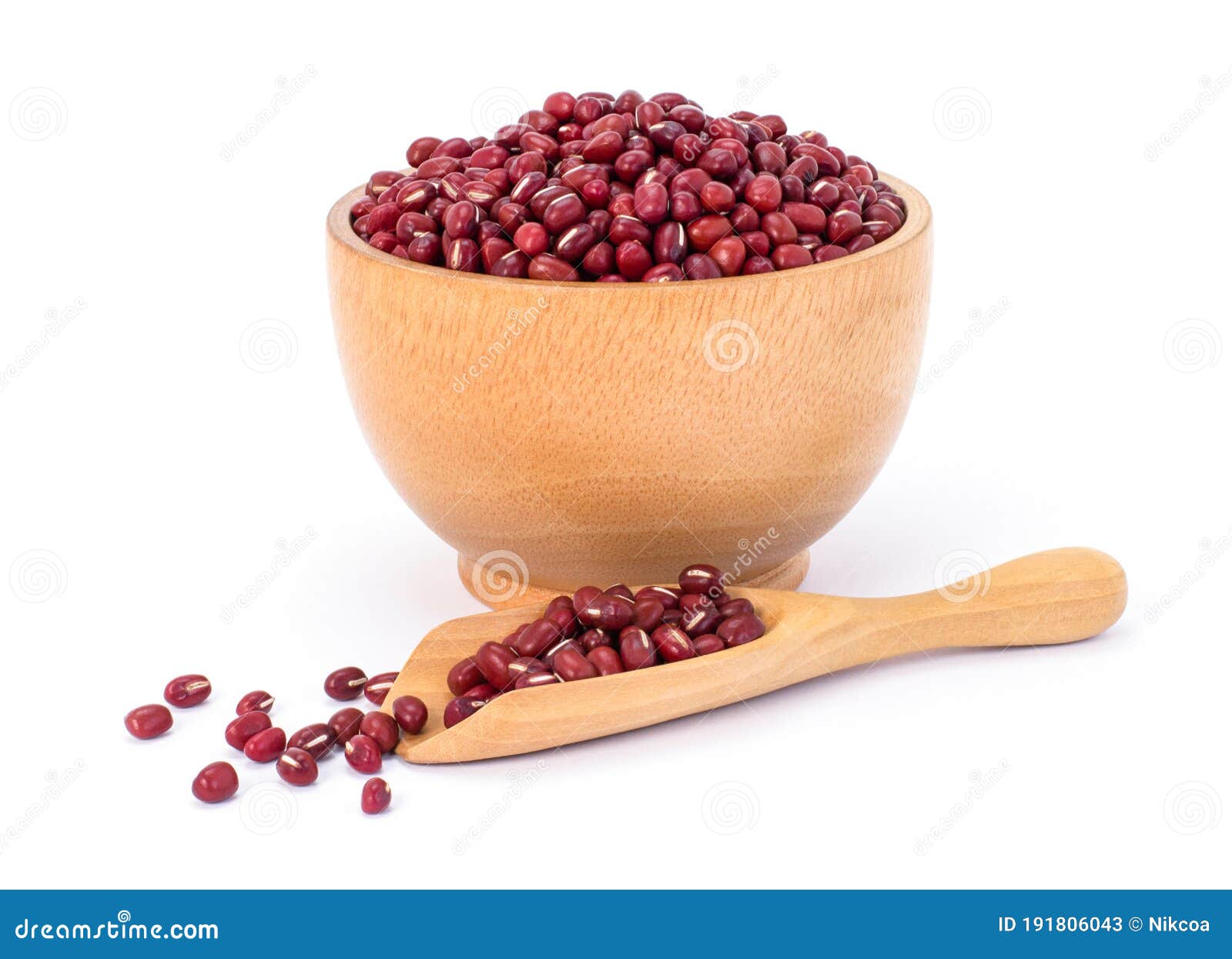 Red Azuki Beans Adzuki or Japanese Red Bean Stock Image - Image of bean ...