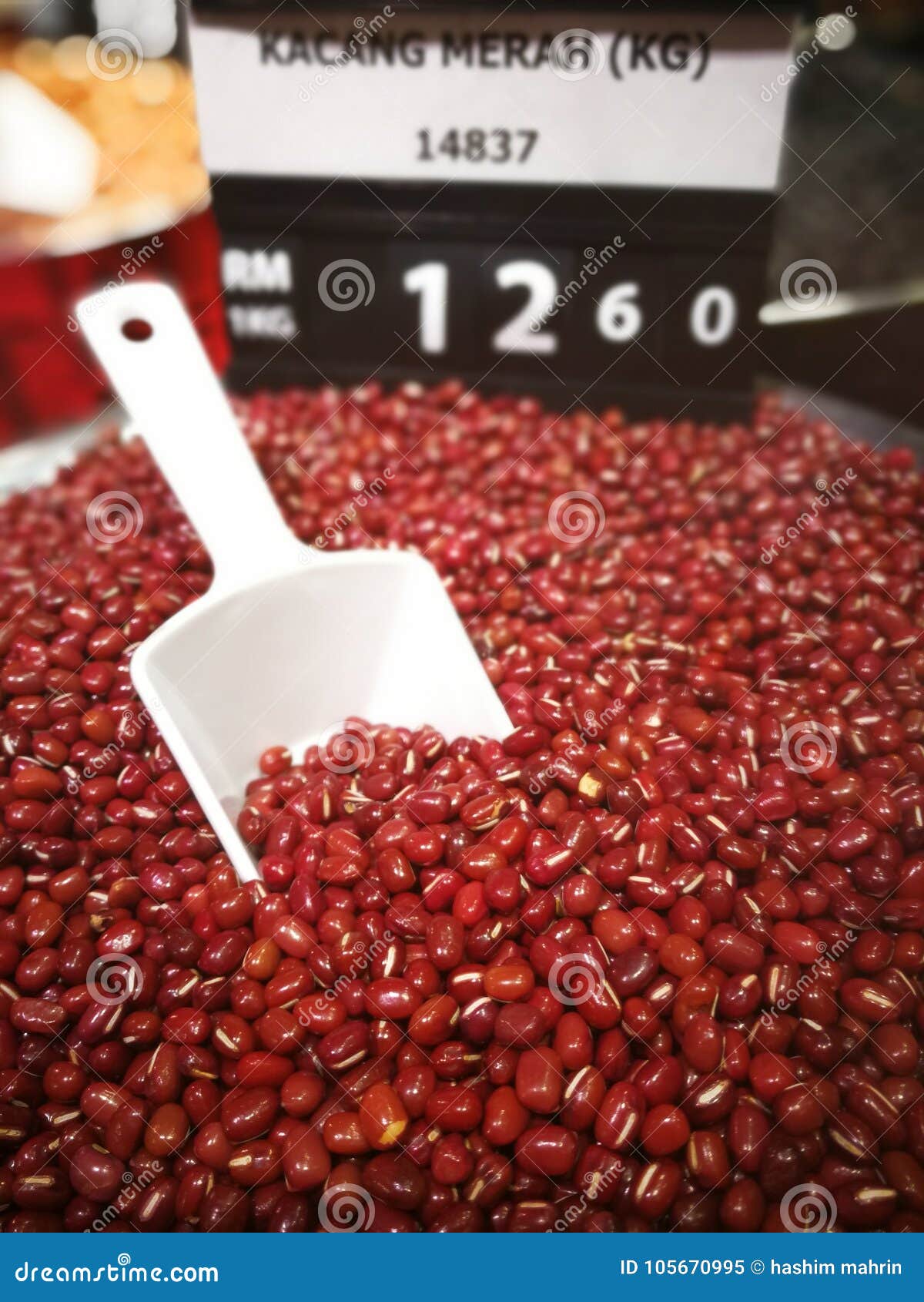 Red bean stock image. Image of bean, beans, supermarket - 105670995