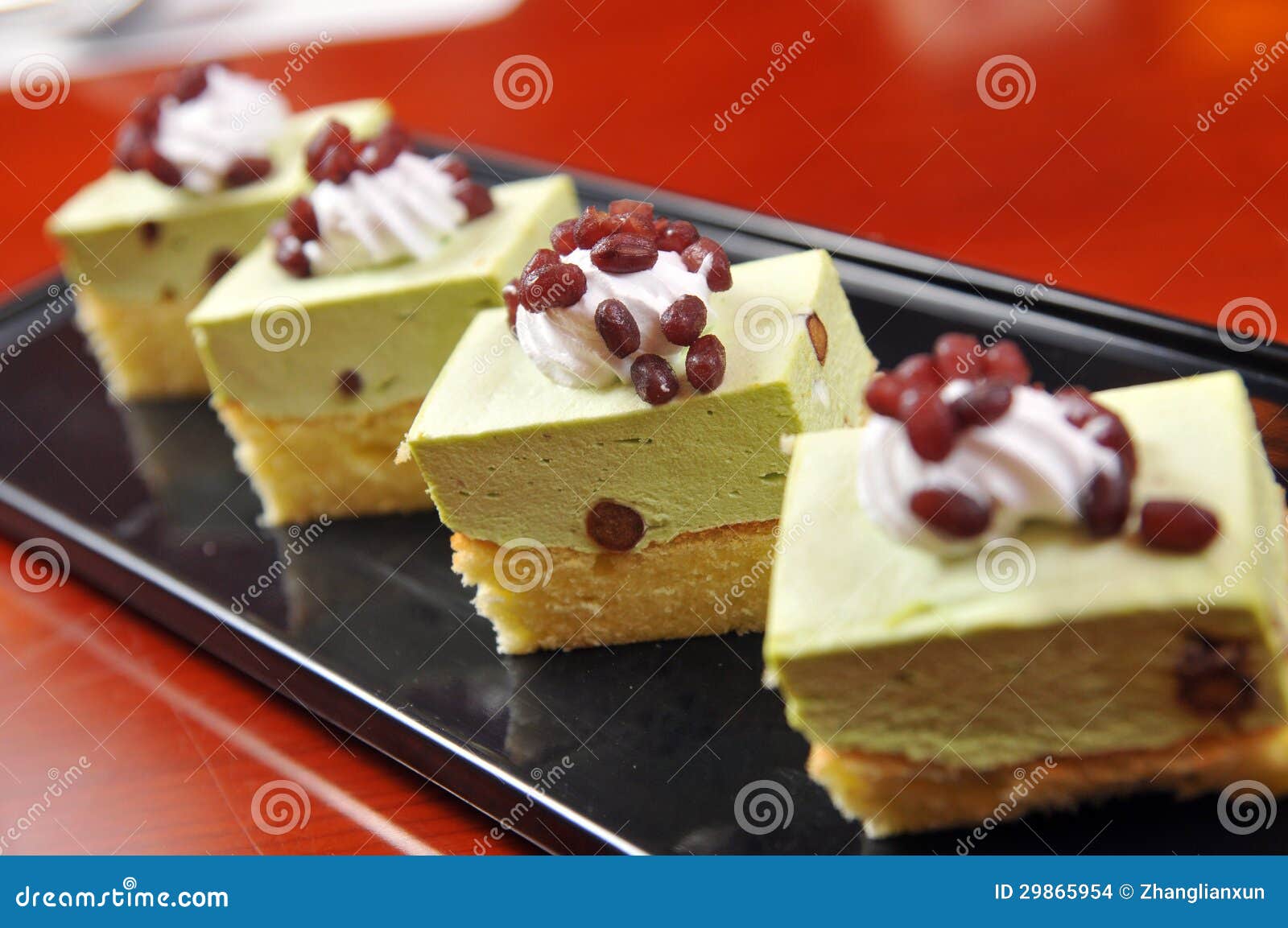 Red bean cake stock photo. Image of food, baked, studio - 29865954
