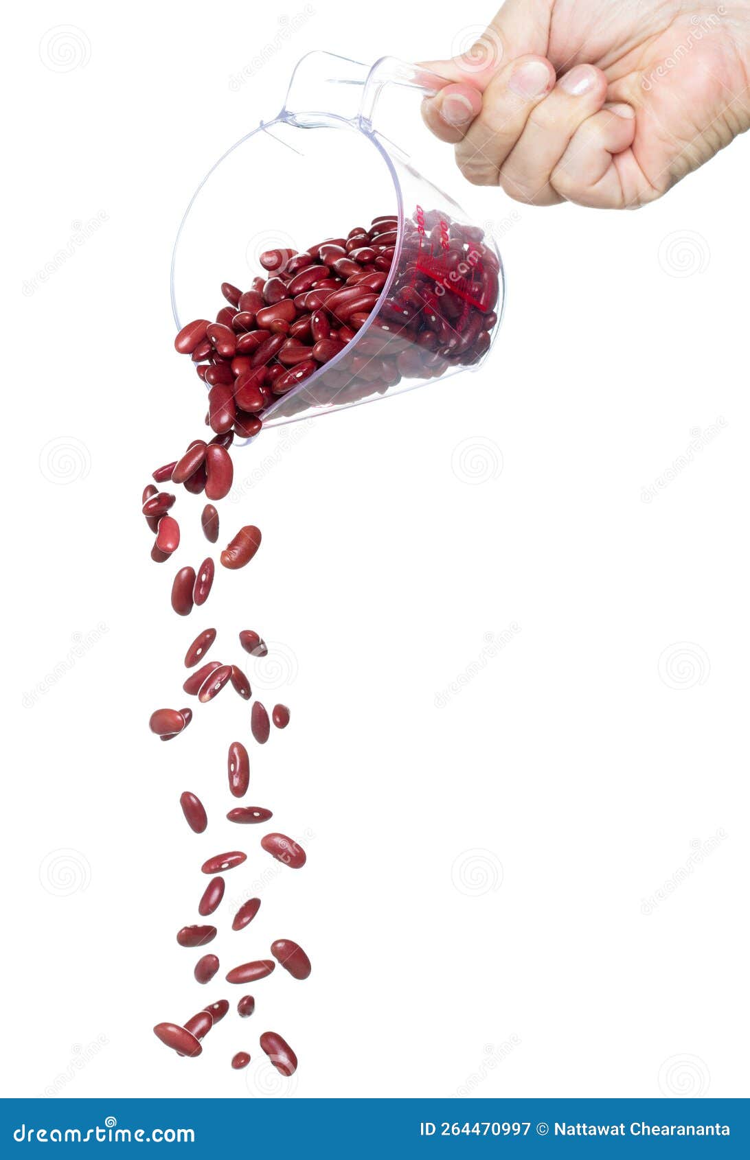 Red Bean Fall, Red Grain Beans Explode Abstract Cloud Fly from ...