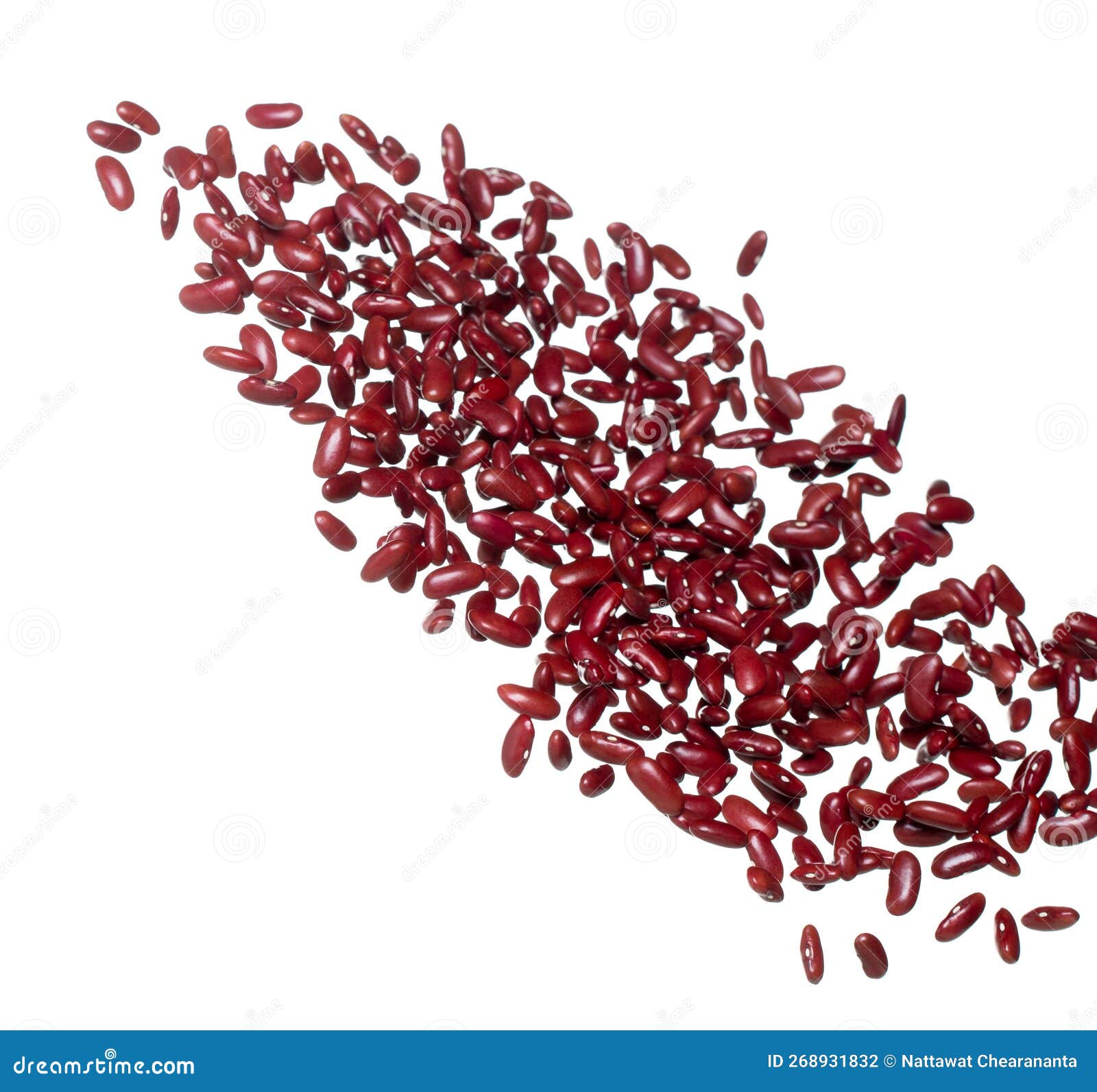 Red Bean Flying Explosion, Red Grain Beans Explode Abstract Cloud Fly ...