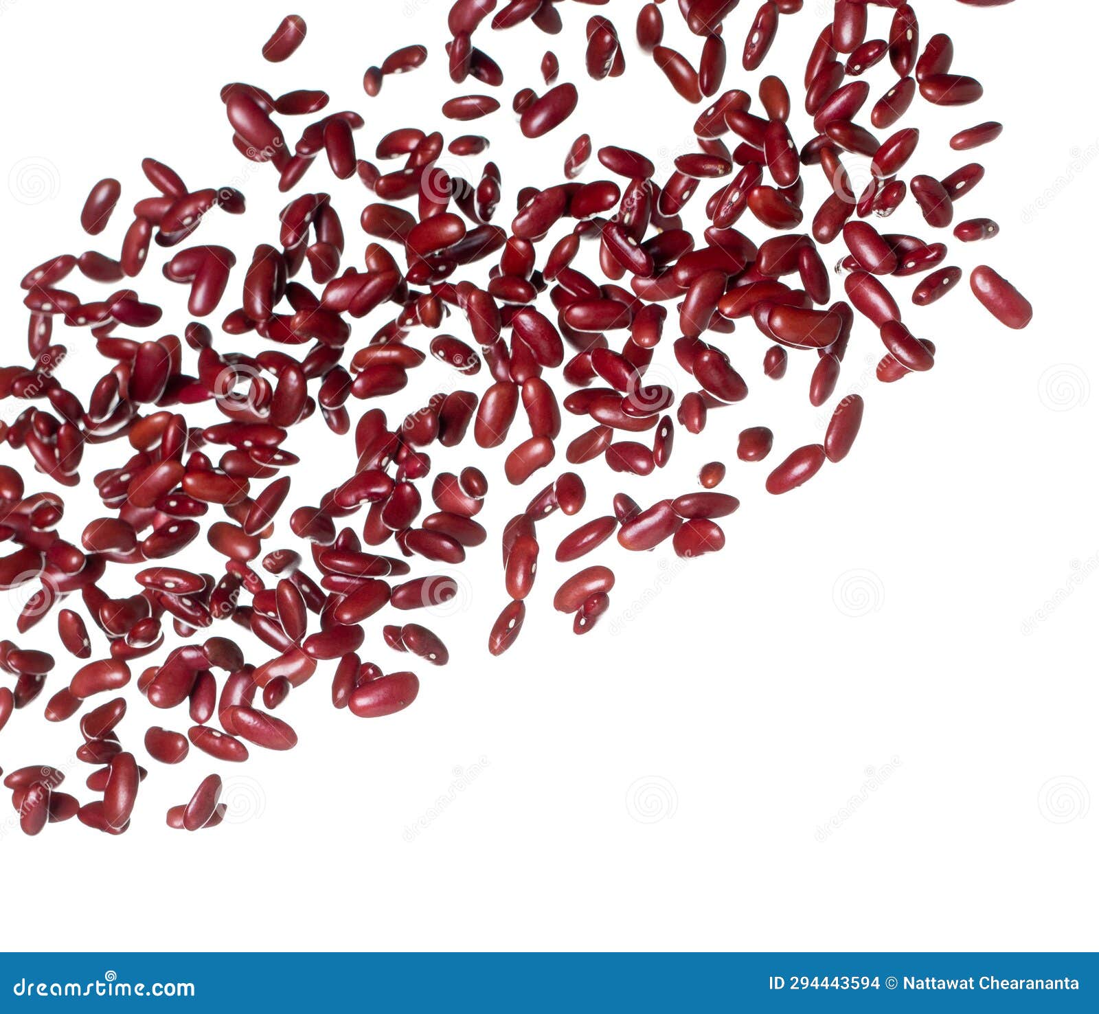 Red Bean Flying Explosion, Red Grain Beans Explode Abstract Cloud Fly ...