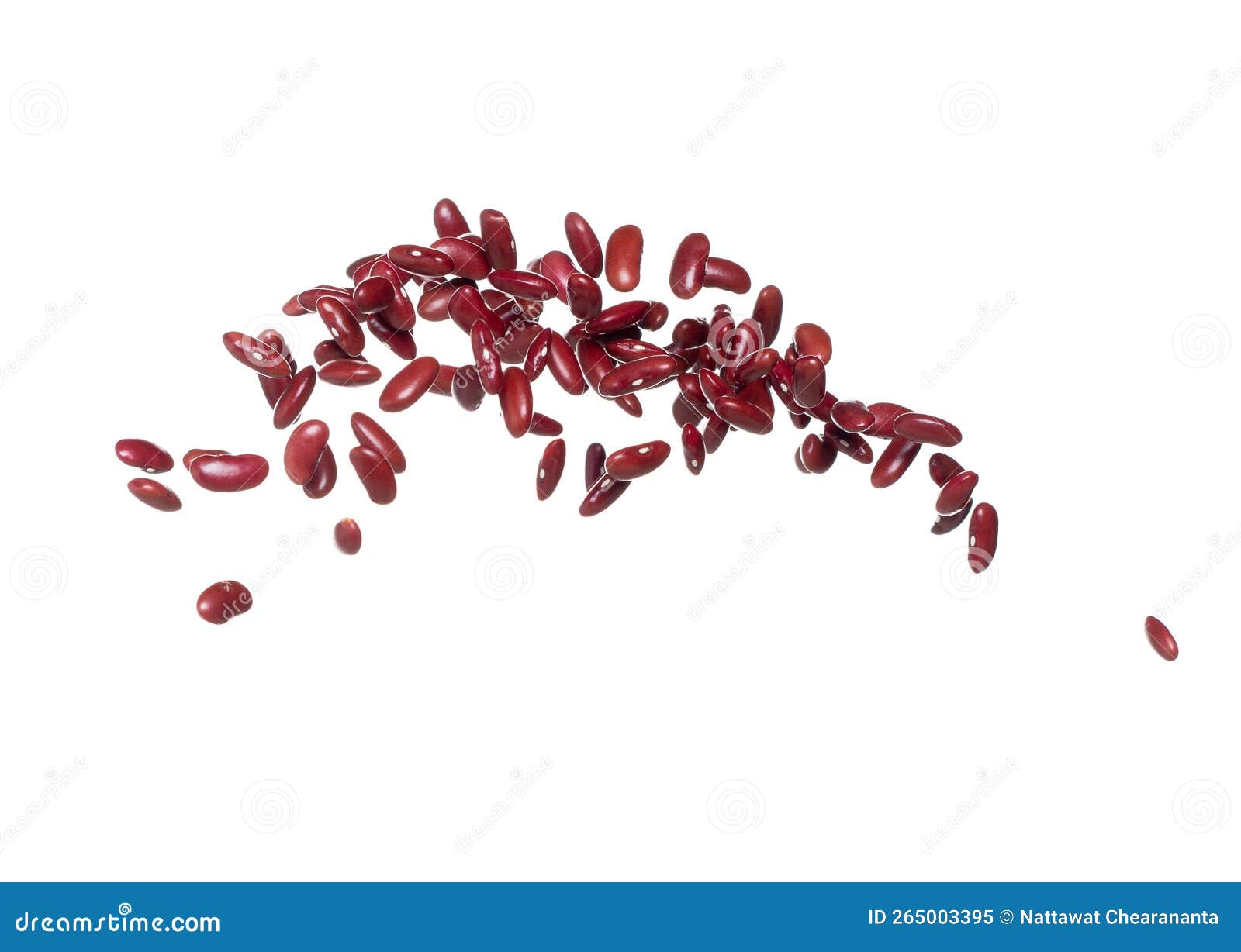 Red Bean Flying Explosion, Red Grain Beans Explode Abstract Cloud Fly ...
