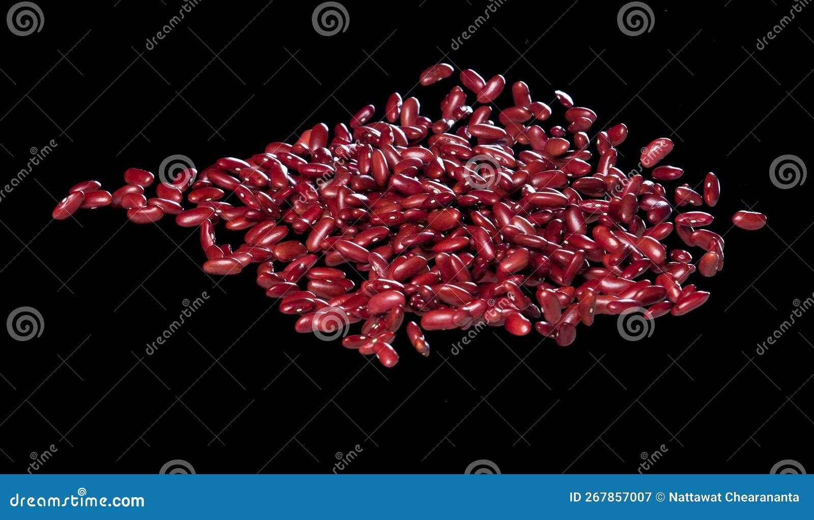 Red Bean Flying Explosion, Red Grain Beans Explode Abstract Cloud Fly ...