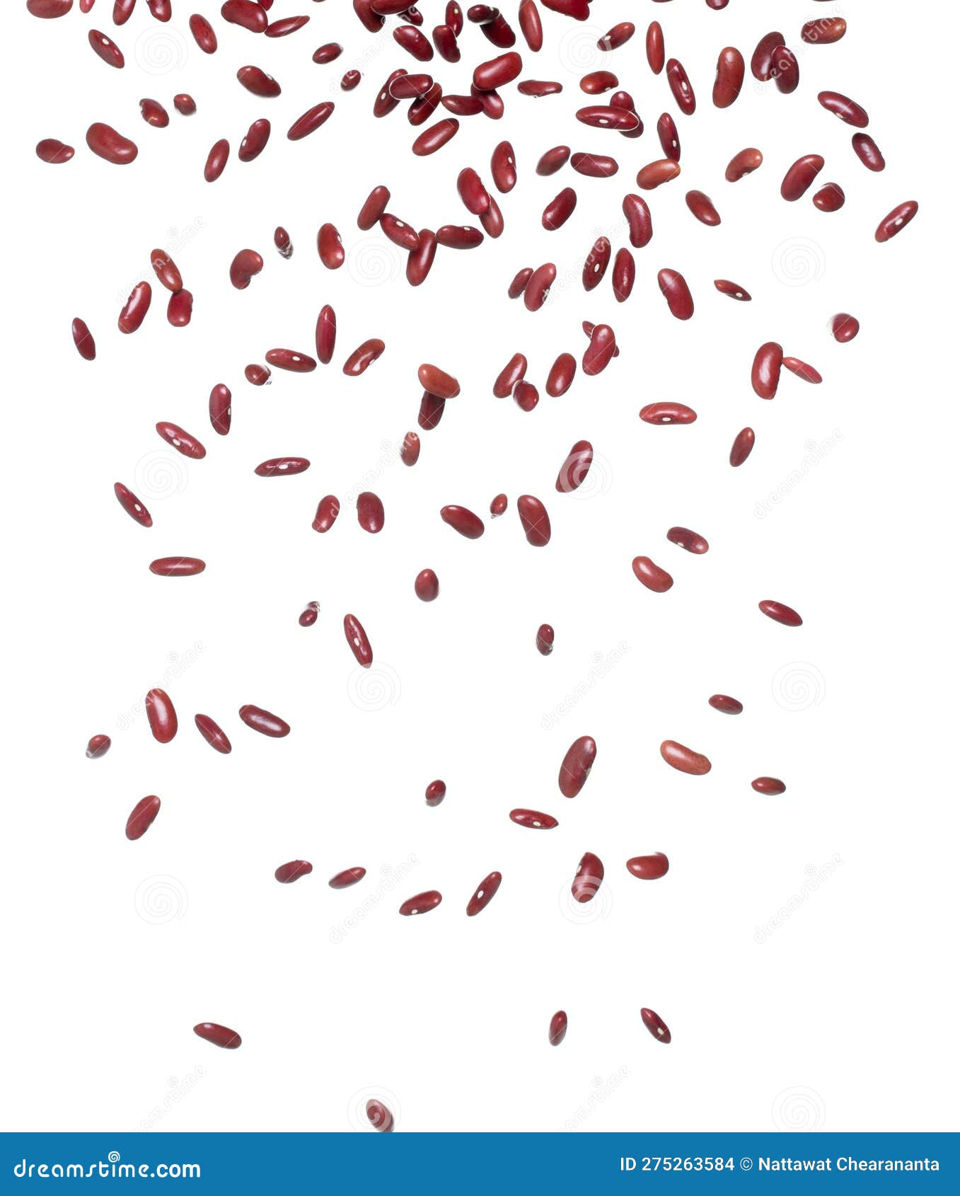 Red Bean Flying Explosion, Red Grain Beans Explode Abstract Cloud Fly ...