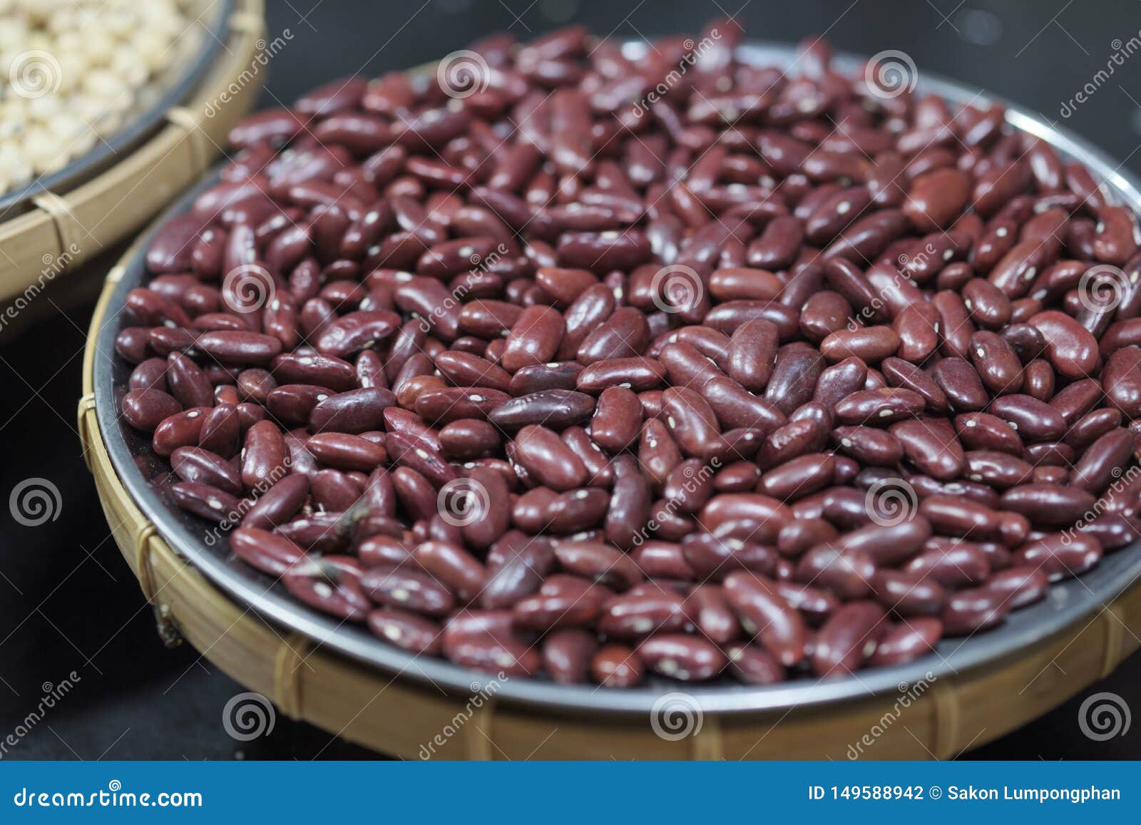 Red Bean Seeds. the Texture of the Legumes Stock Photo - Image of ...