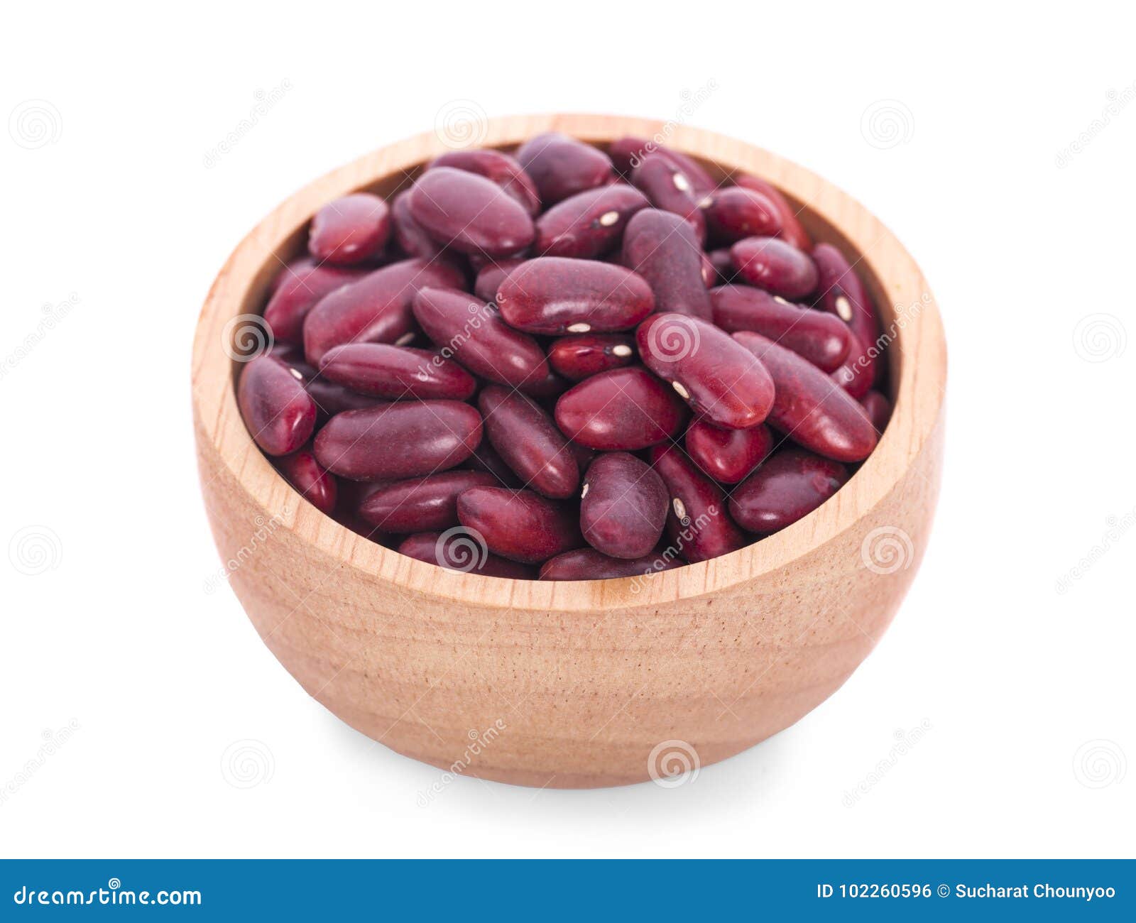 Red Bean Isolated on White Background Stock Photo - Image of bean ...