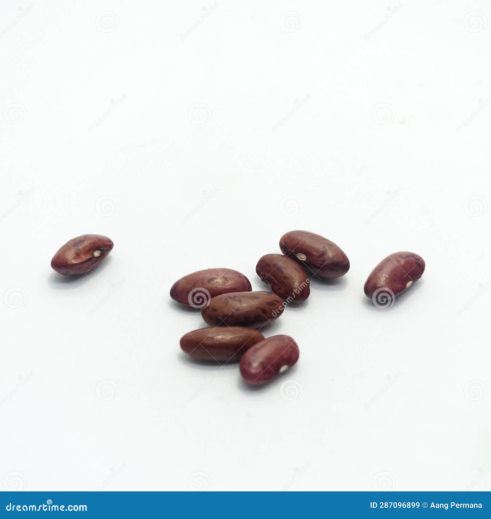 Red Beans or Kidney Beans Isolated in White Background. Stock Image ...