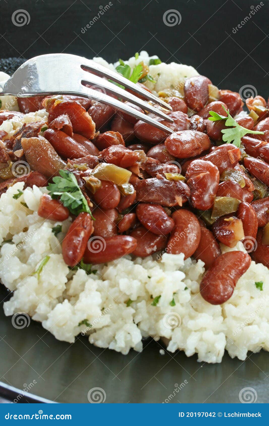 Red Beans And Rice Royalty-Free Stock Image | CartoonDealer.com #20197042