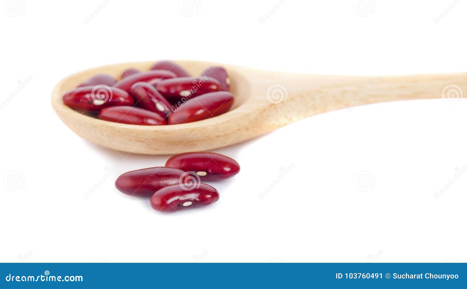 Red Beans on the White Background Stock Image - Image of kidney, bean ...