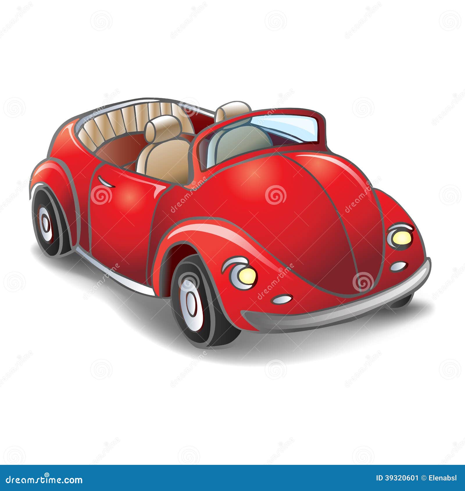 Red Beetle Cartoon Vector | CartoonDealer.com #39320601