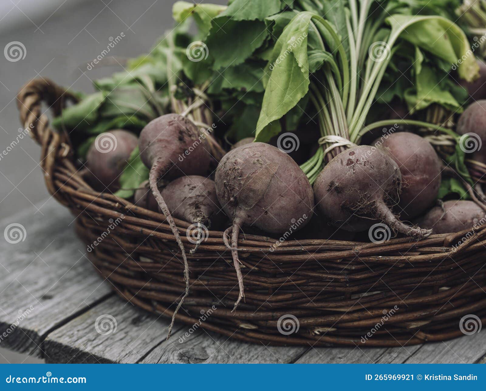 Red beets in a basket stock image. Image of vegetable - 265969921