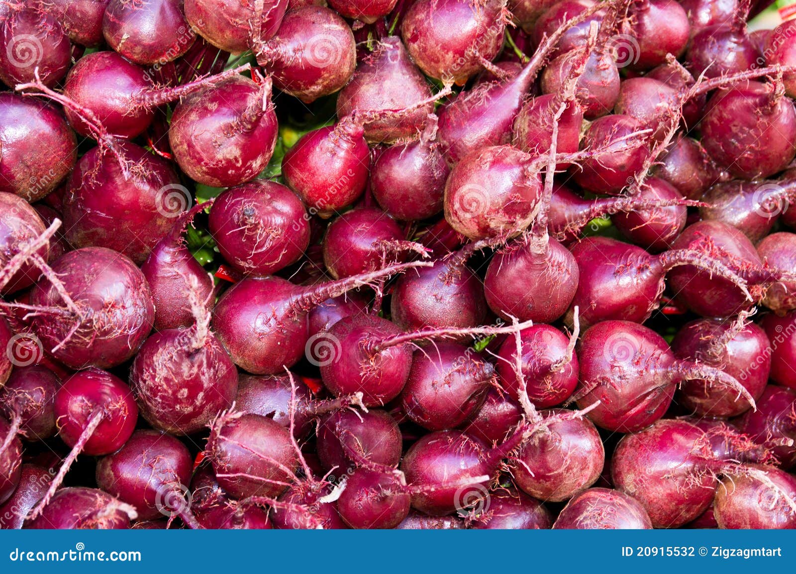 Red Beets on Display at the Farmers Market Stock Photo - Image of ...