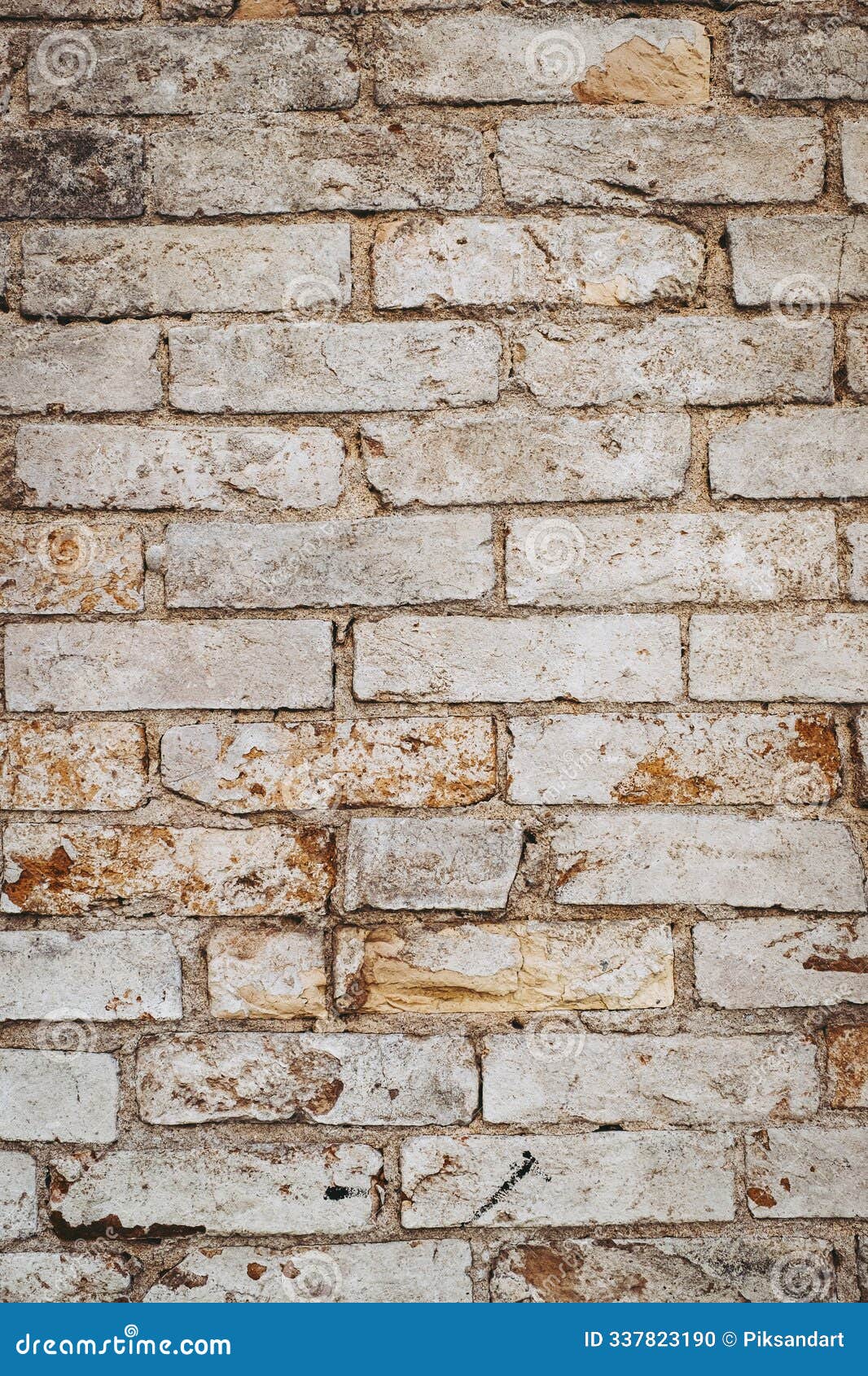 Beige Brick Wall Background Texture. Home And Office Design Backdrop ...