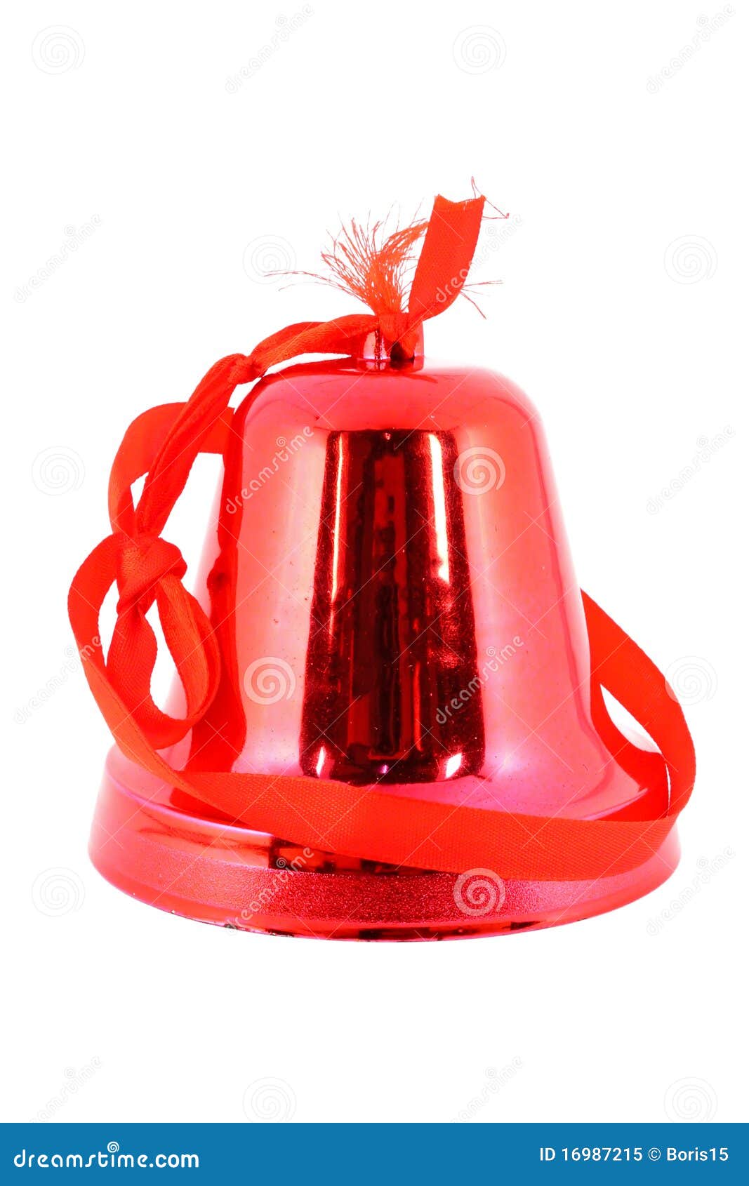 Red bell stock image. Image of decoration, white, christmas - 16987215