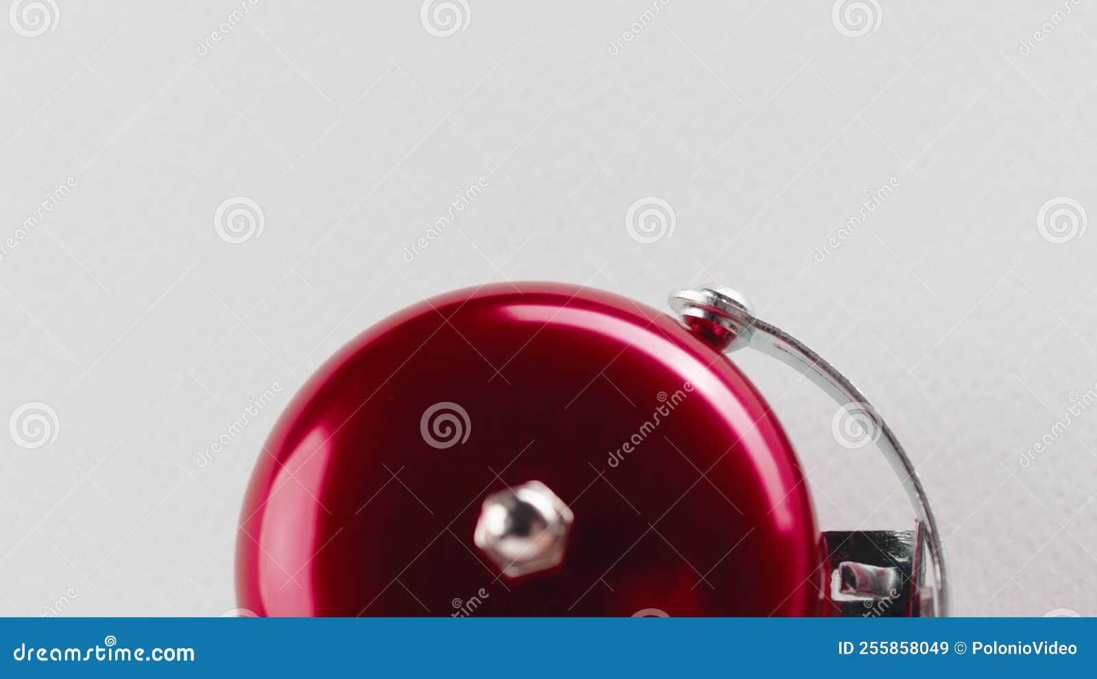 Red Back To School Ringing on the White Wall Stock Video - Video of ...