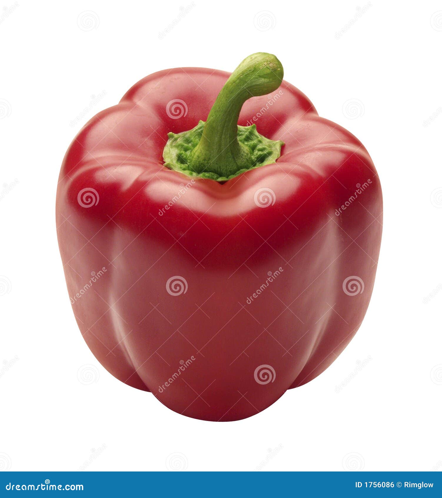 Red Bell Pepper stock photo. Image of dinner, taste, isolated - 1756086