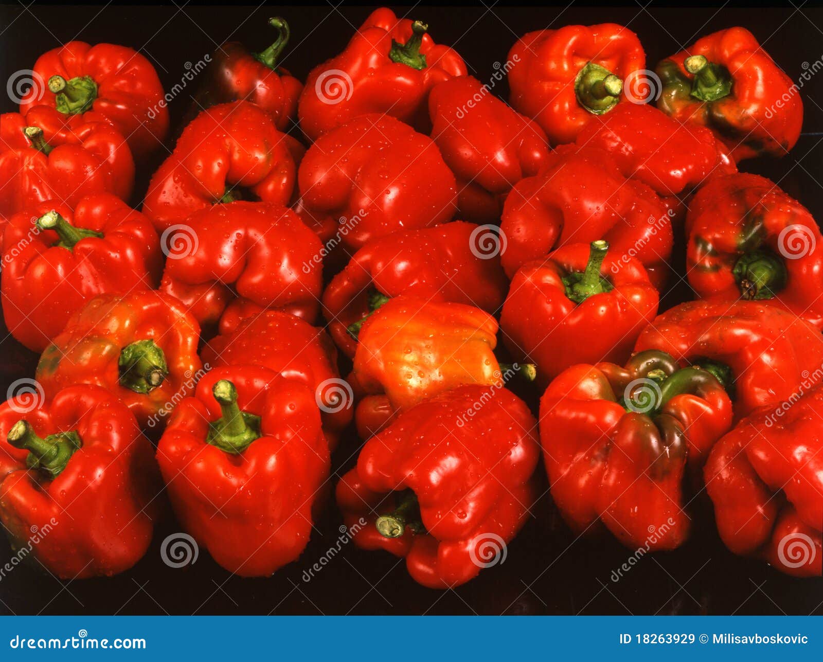 Red bell pepper stock image. Image of nutrition, stores - 18263929