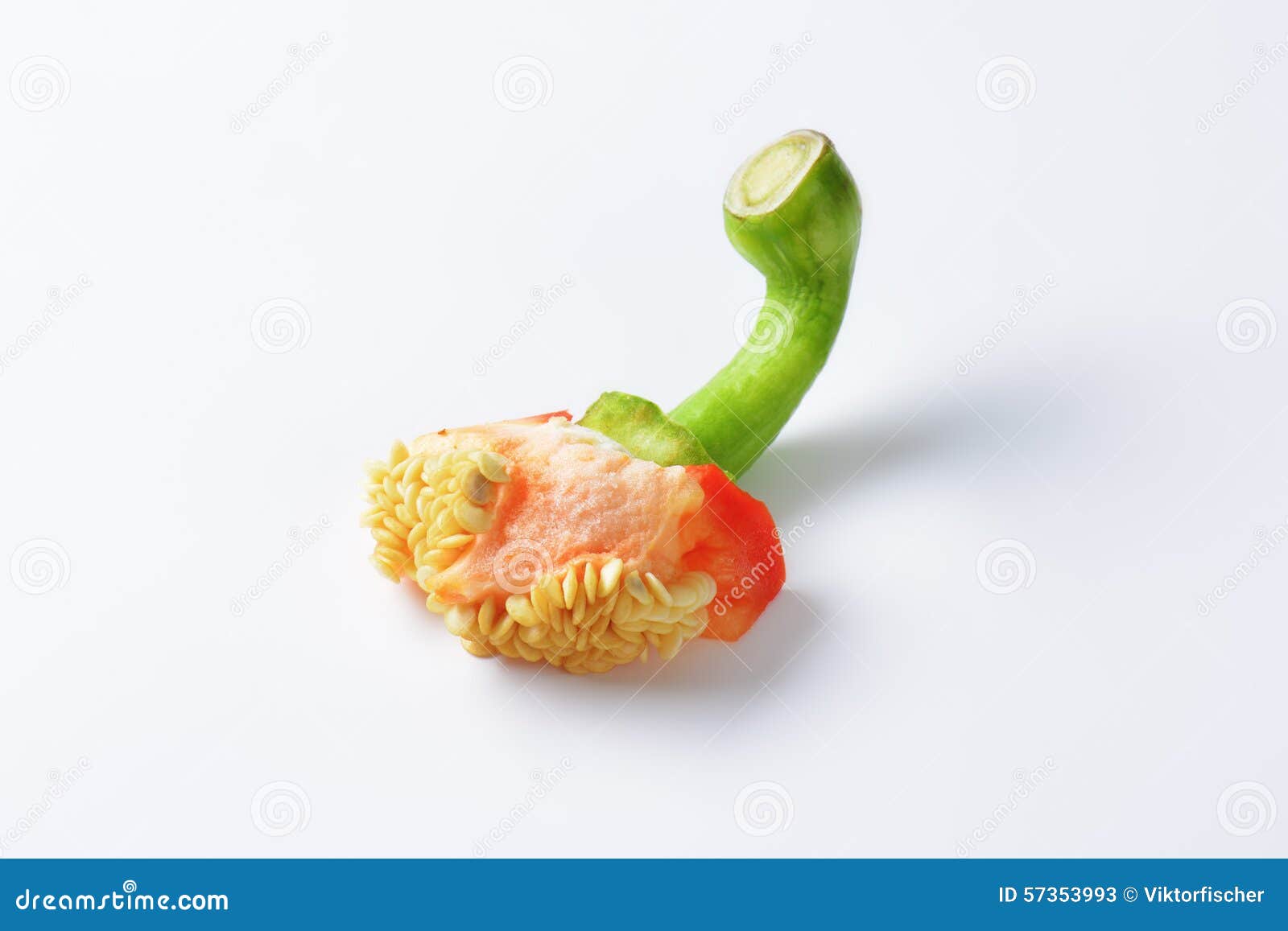 Red bell pepper core stock image. Image of pepper, organic - 57353993