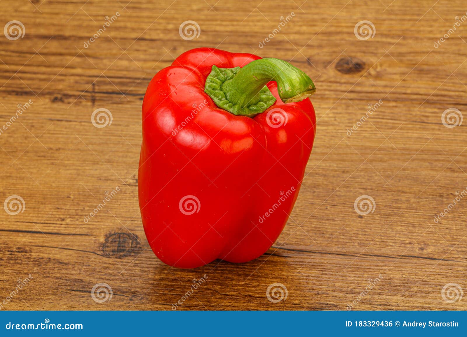 Red Bell Pepper - Ripe and Fresh Stock Photo - Image of closeup ...