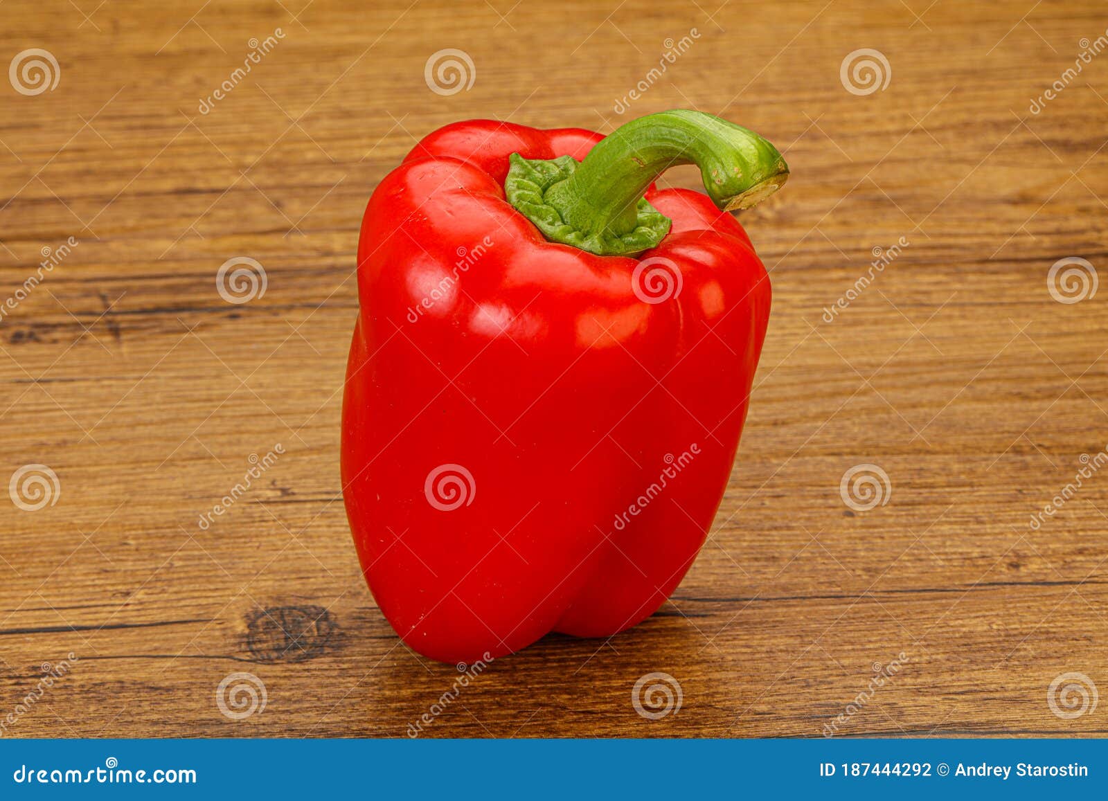 Red Bell Pepper - Ripe and Fresh Stock Photo - Image of freshness ...